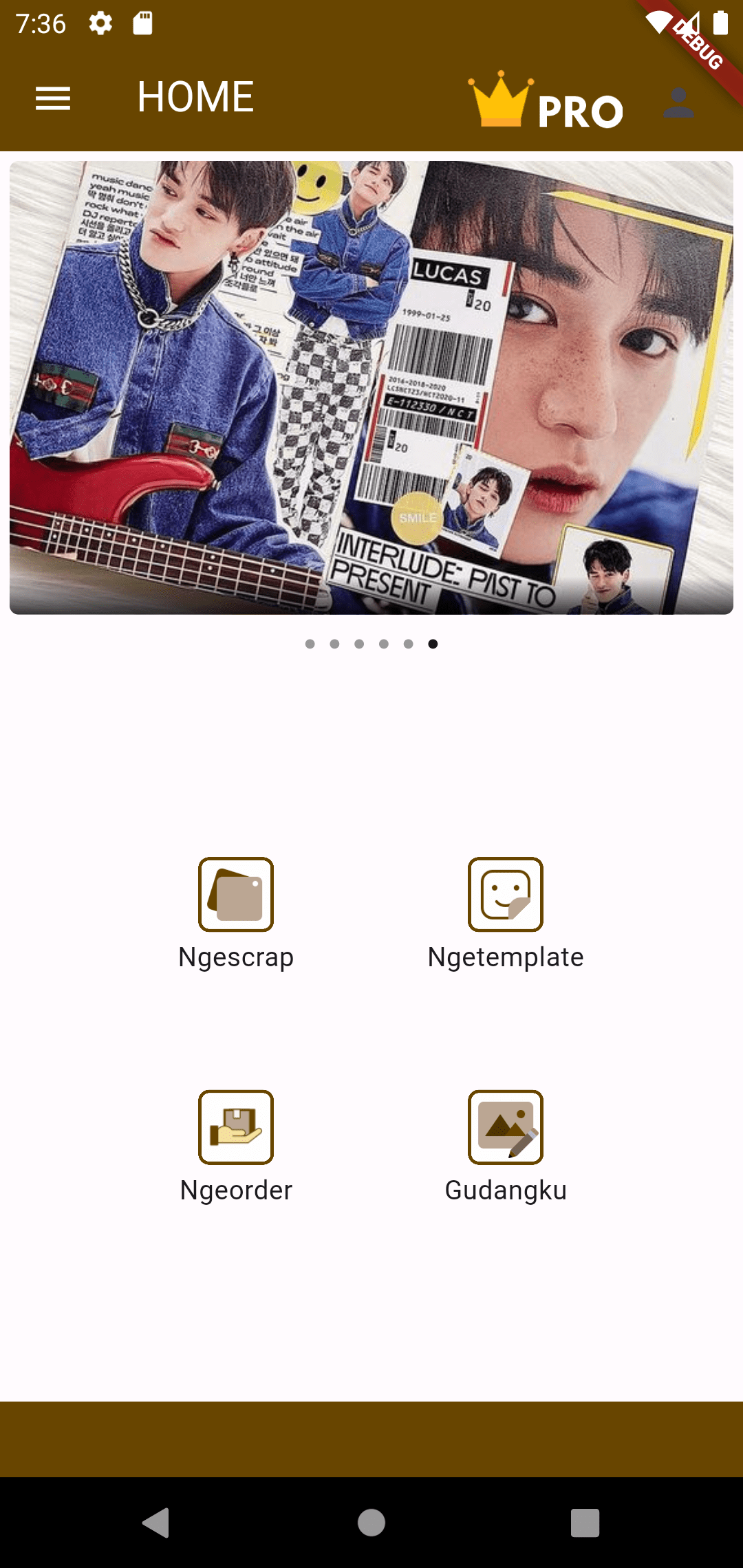 Pamer.in | Aplikasi Mobile Scrapy