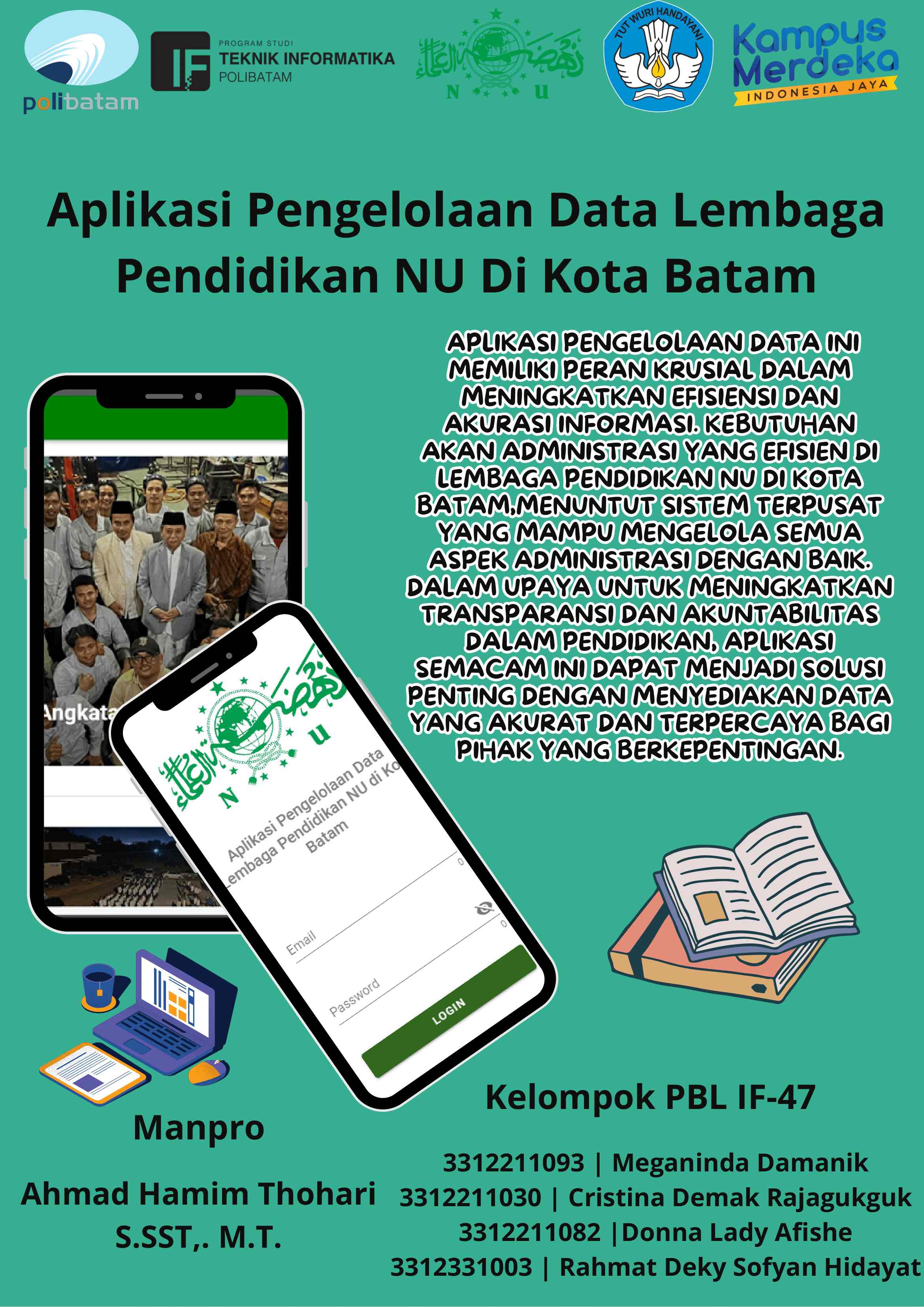 Pamer.in | Aplikasi Pengelolaan Data Lembaga Pendidikan NU di Kota Batam Pamer.in | Aplikasi Pengelolaan Data Lembaga Pendidikan NU di Kota Batam