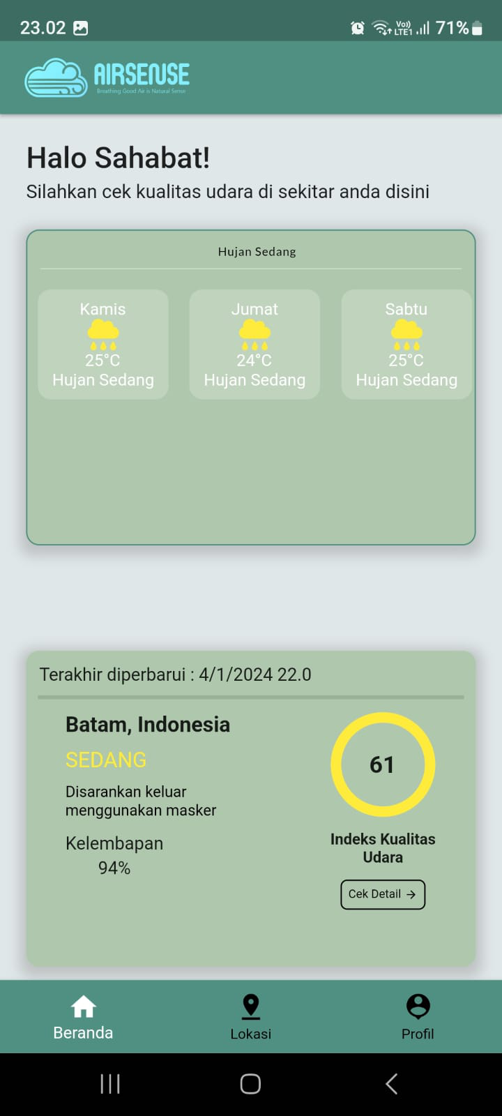 Pamer.in | Aplikasi Mobile Pendeteksi Polusi Udara Pamer.in | Aplikasi Mobile Pendeteksi Polusi Udara