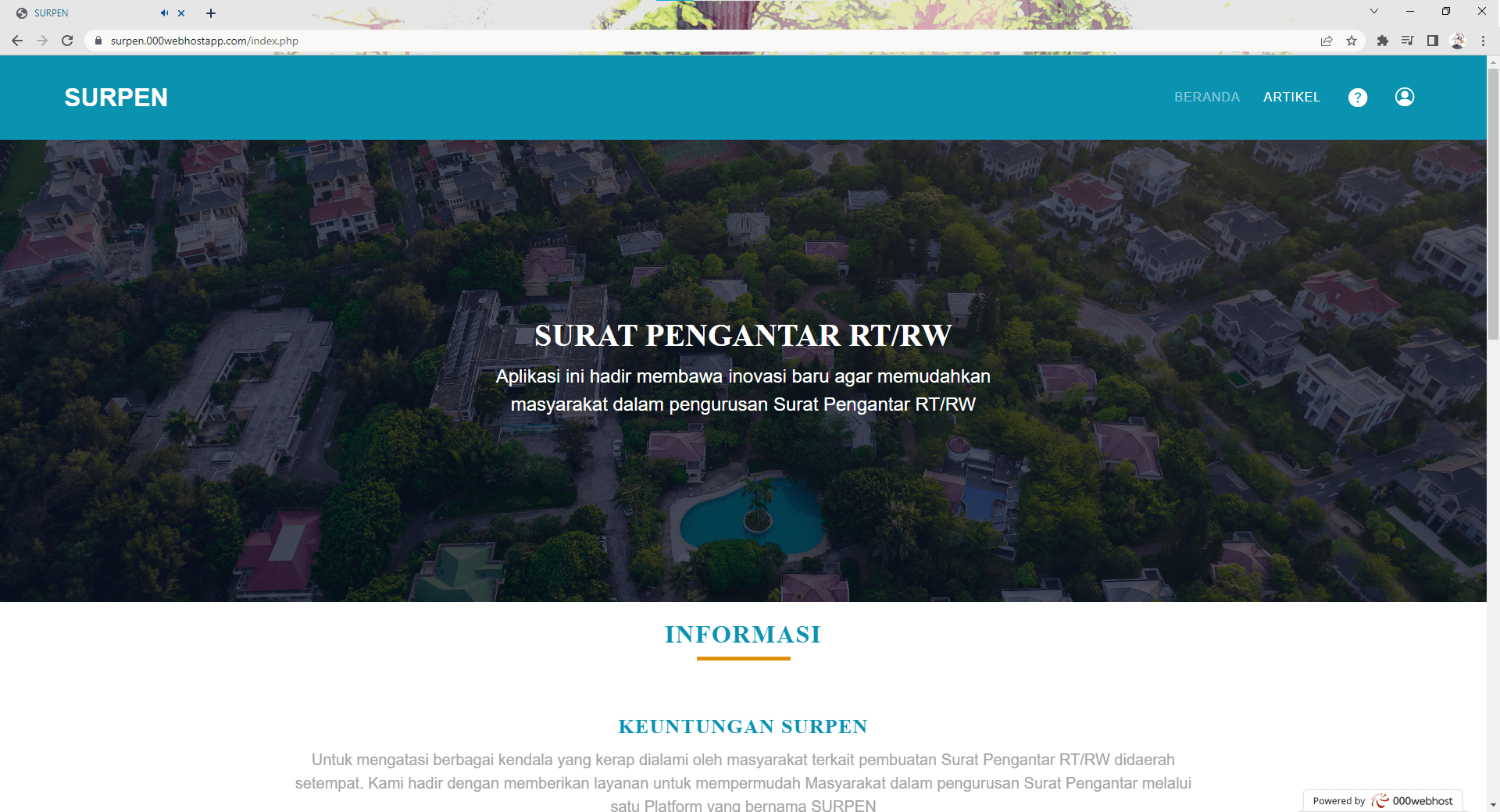 Pamer.in | Aplikasi Web Layanan Warga