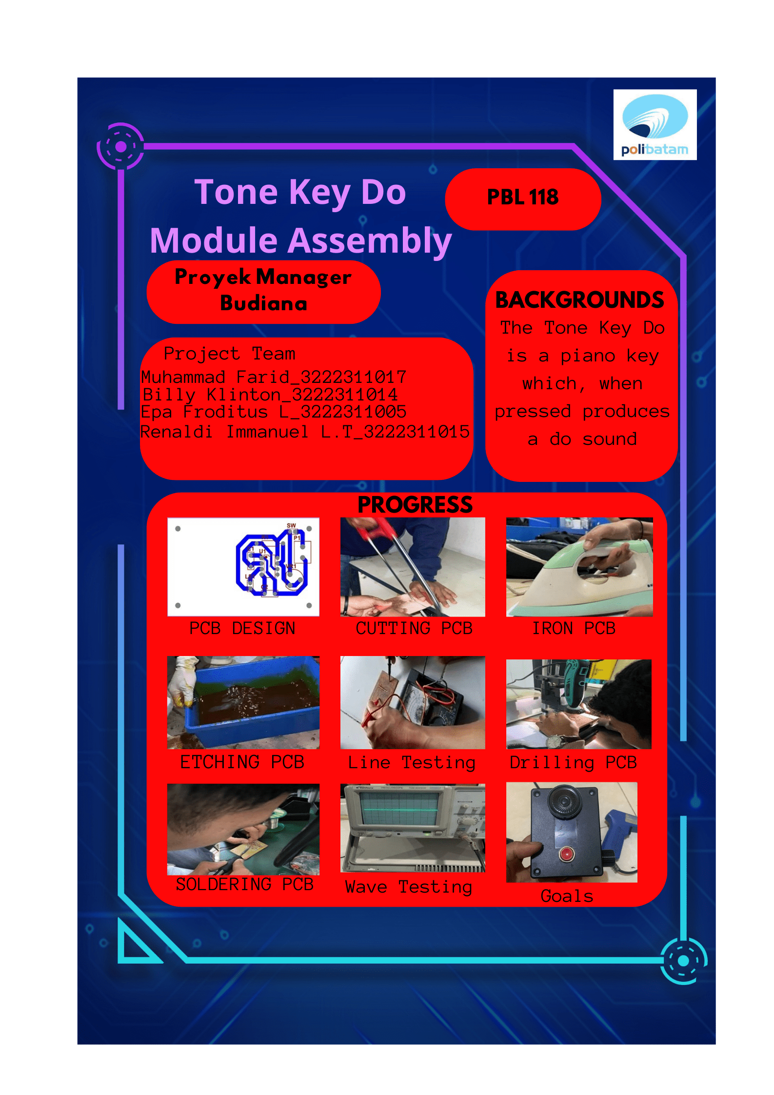 Pamer.in | Tone Key-Do Module Assembly