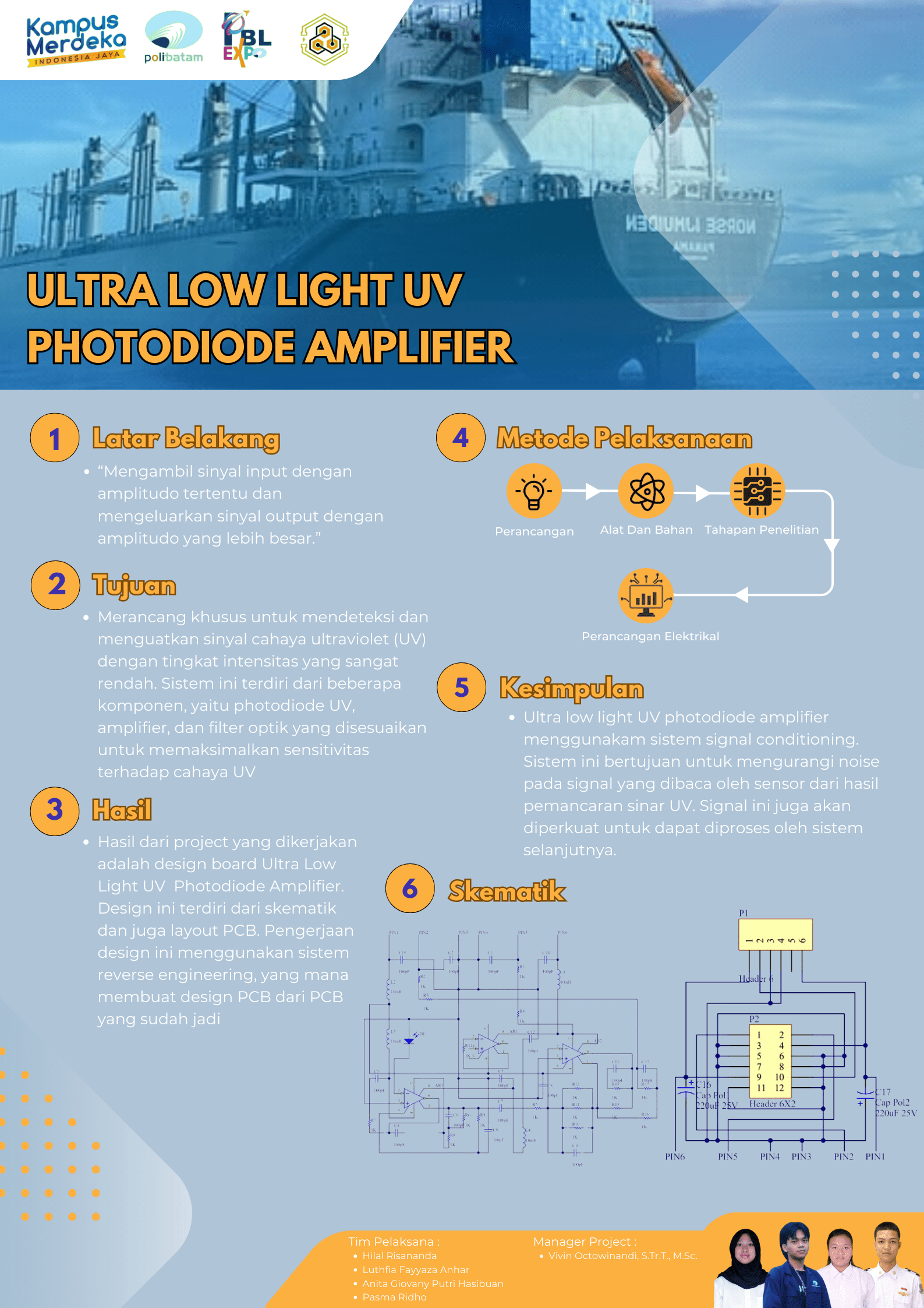 Pamer.in | Design board Ultra Low light UV Photodiode Amplifier PT Feen Marine