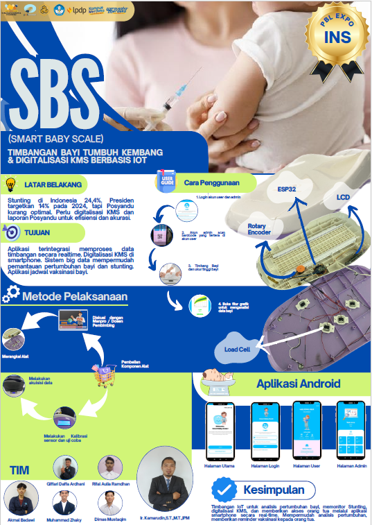 Pamer.in | Sistem Timbangan Tumbuh Kembang Bayi dan Digitalisasi KMS Berbasis IoT