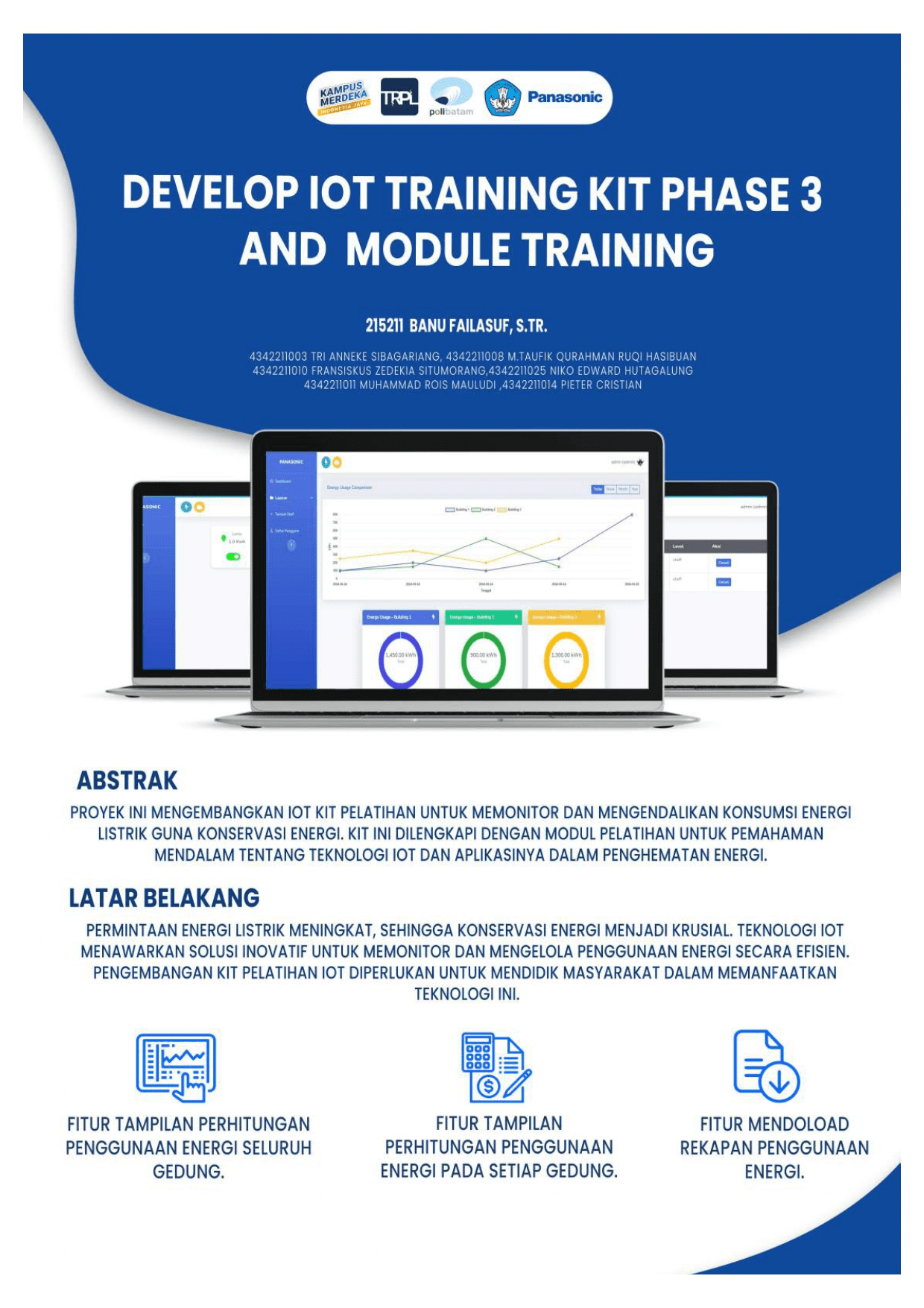 Pamer.in | Develop IoT training kit phase 2 and module training