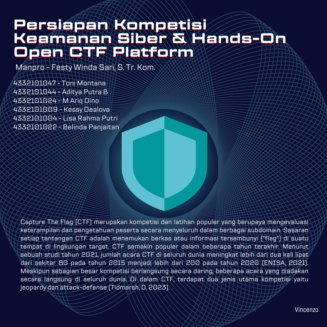 Pamer.in | Persiapan Kompetisi Keamanan Siber dan Hands-On Open CTF Platform (White Team)