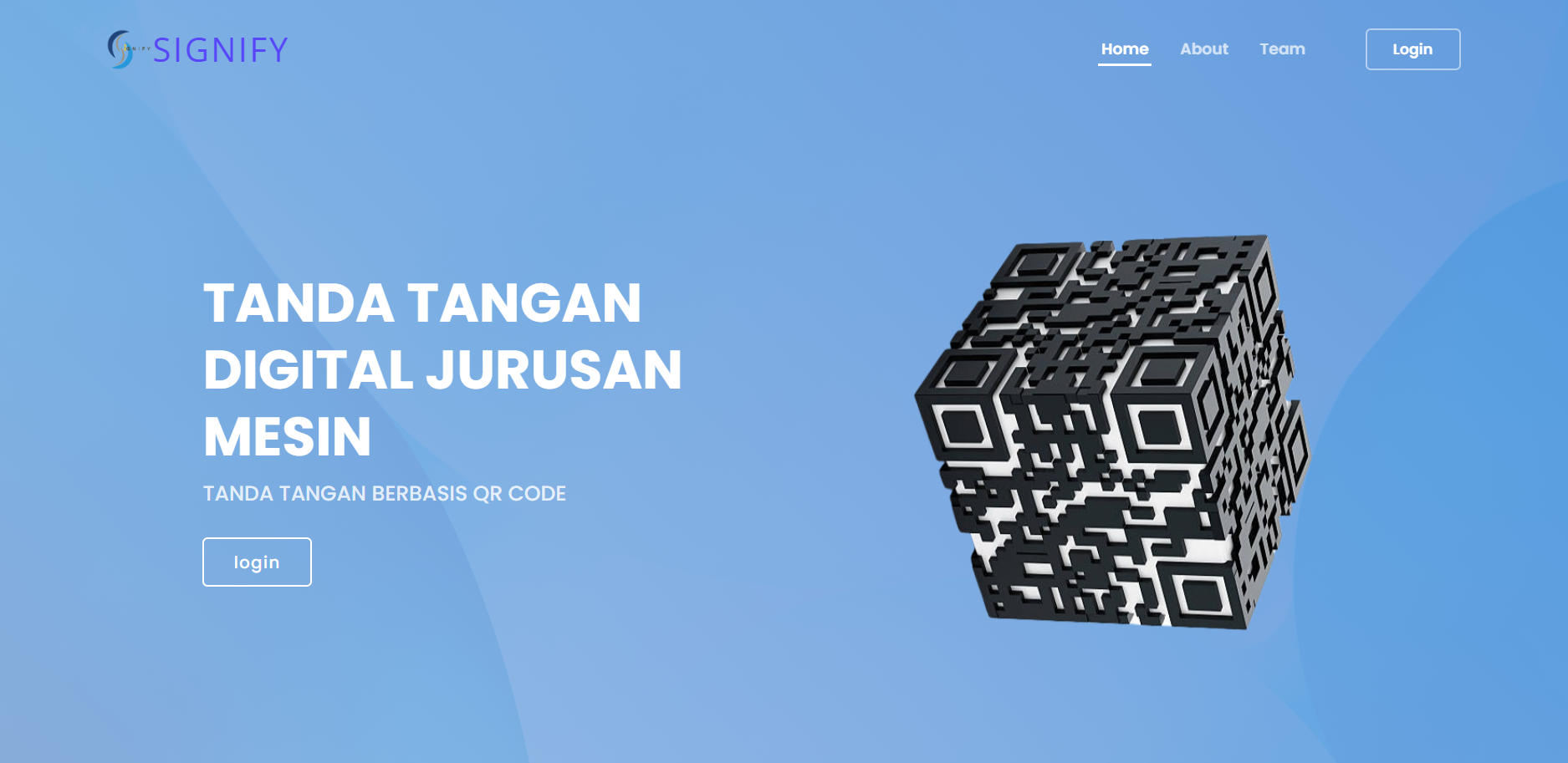 Pamer.in | Tandatangan Digital Jurusan Mesin