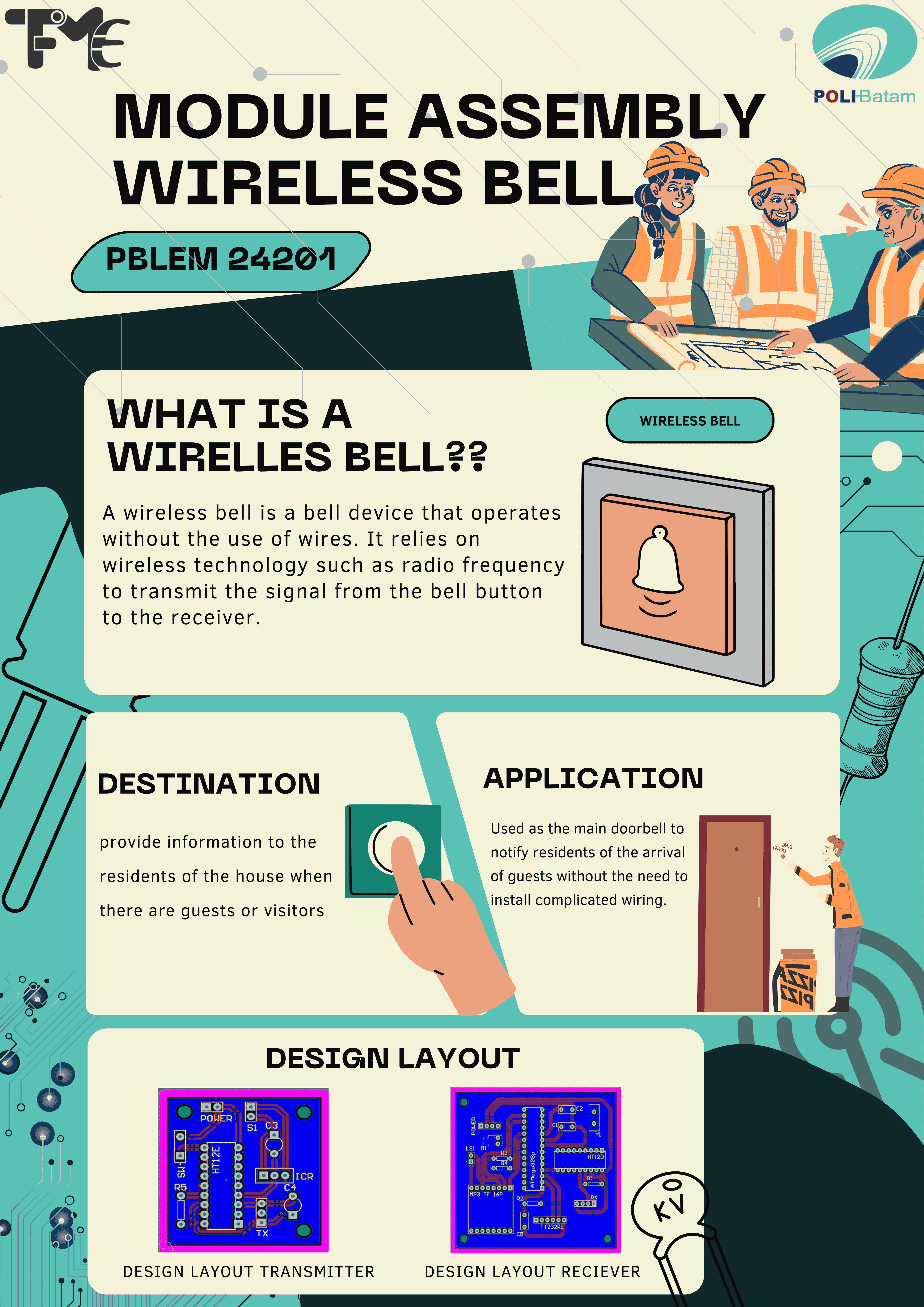 Pamer.in | Module Assembly for Wireless Bell