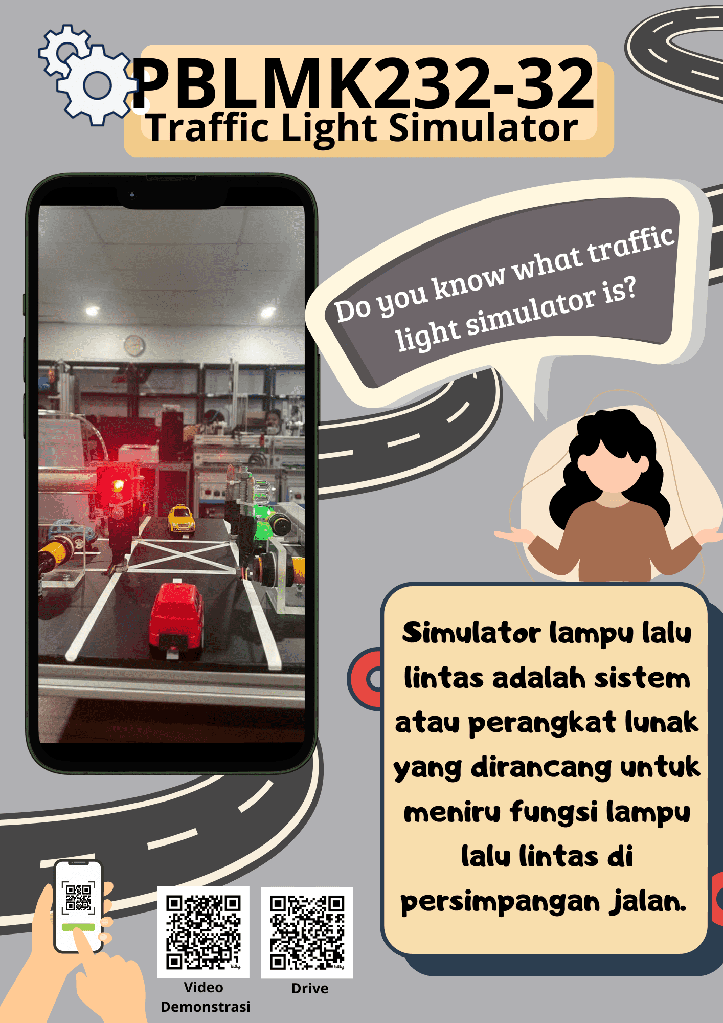 Pamer.in | PBLMK232-32-Smart PLC-based Traffic Light Simulator