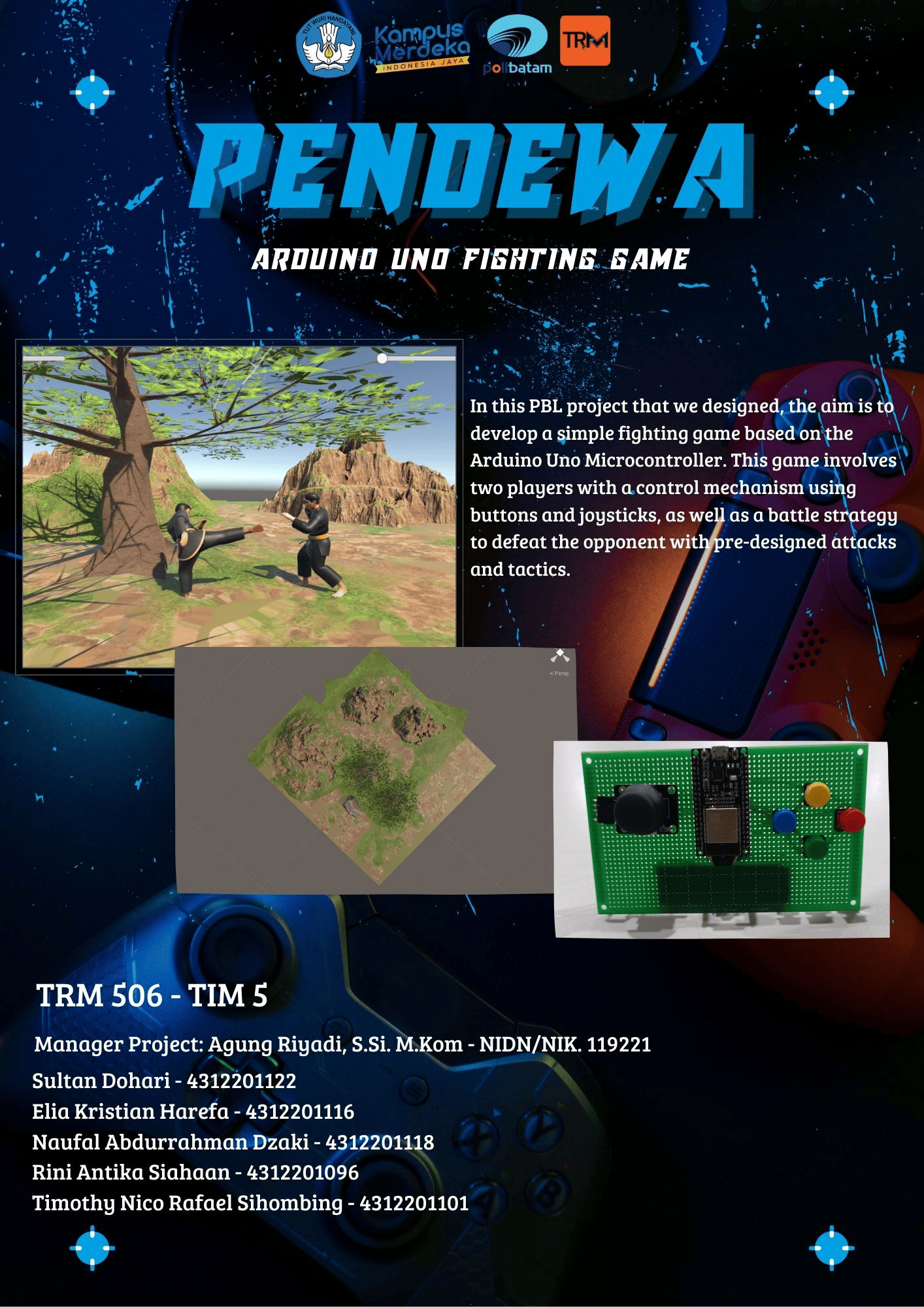Pamer.in | Arduino Uno Unity Fighting Game