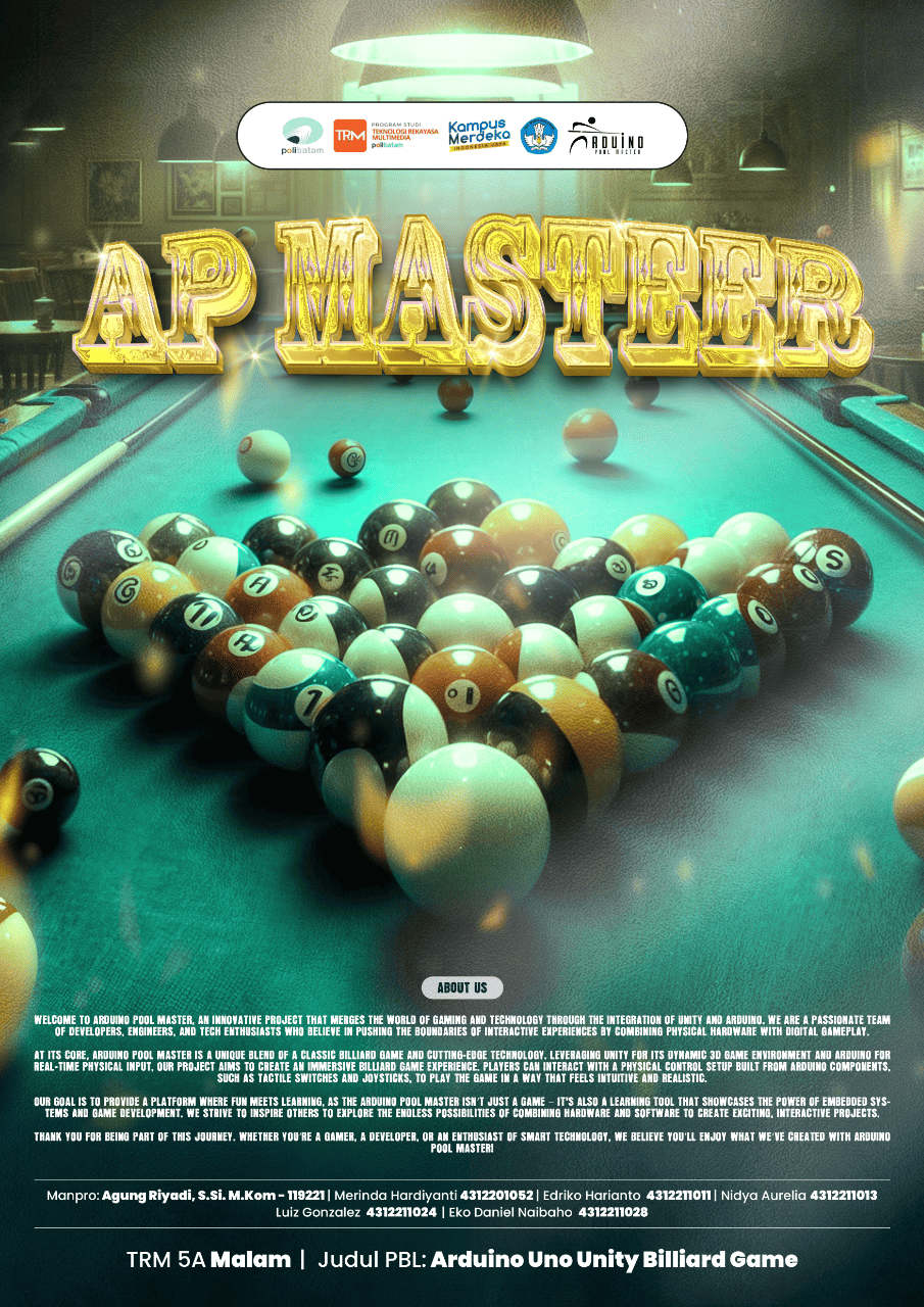 Pamer.in | Arduino Uno Unity Billiard Game