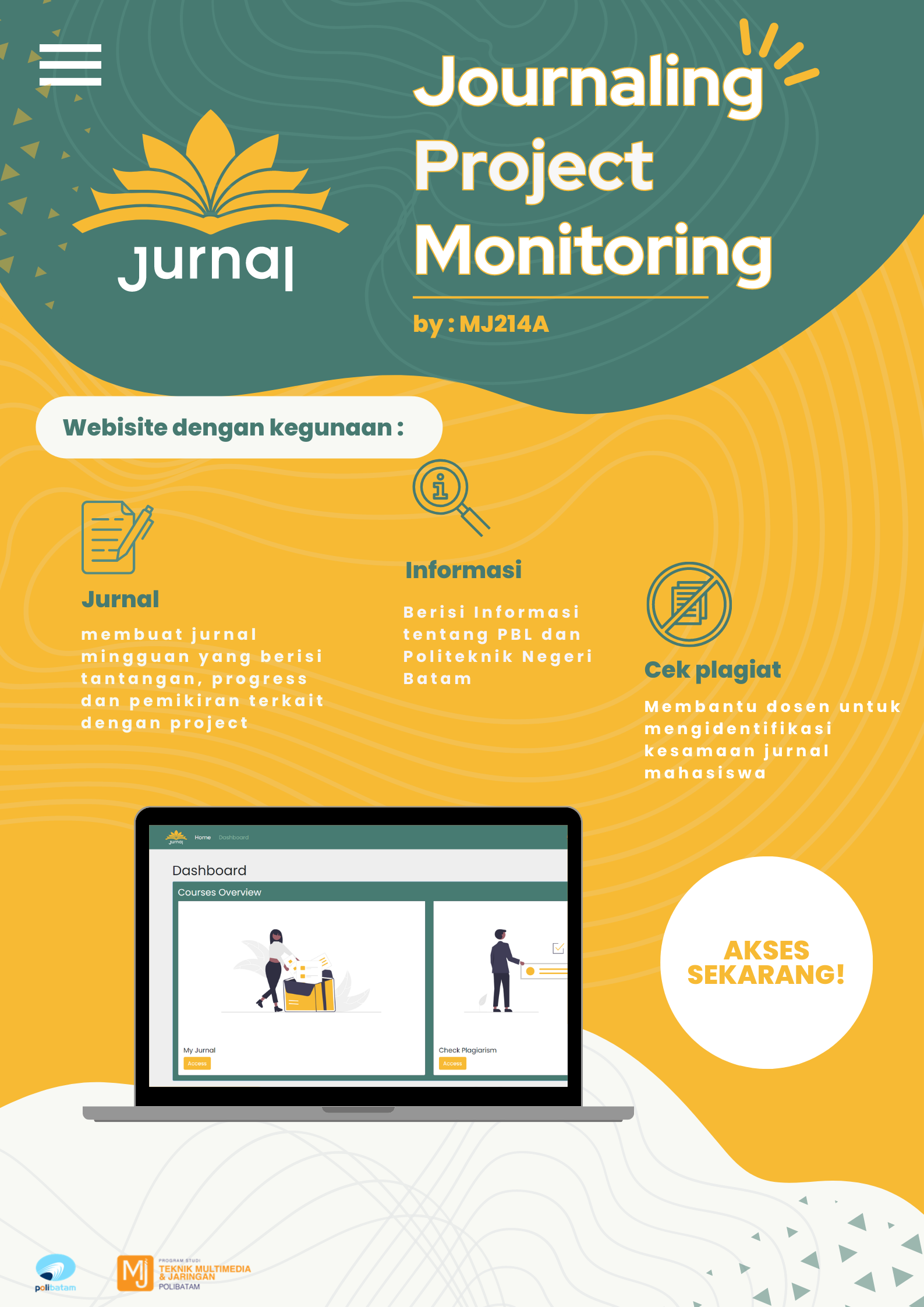 Pamer.in | Aplikasi Web Journaling Project Monitoring