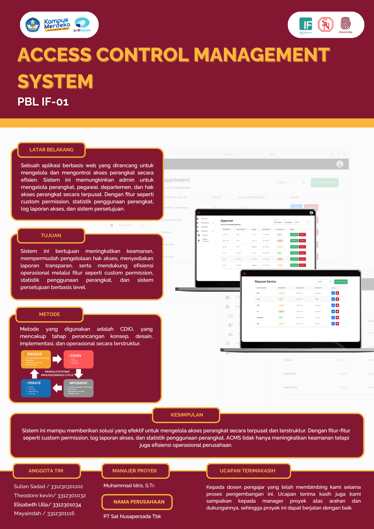 Pamer.in | ACMS (Access Control Management System)