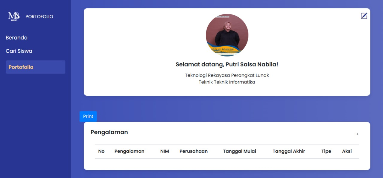 Pamer.in | Aplikasi Portofolio PBL Mahasiswa Polibatam