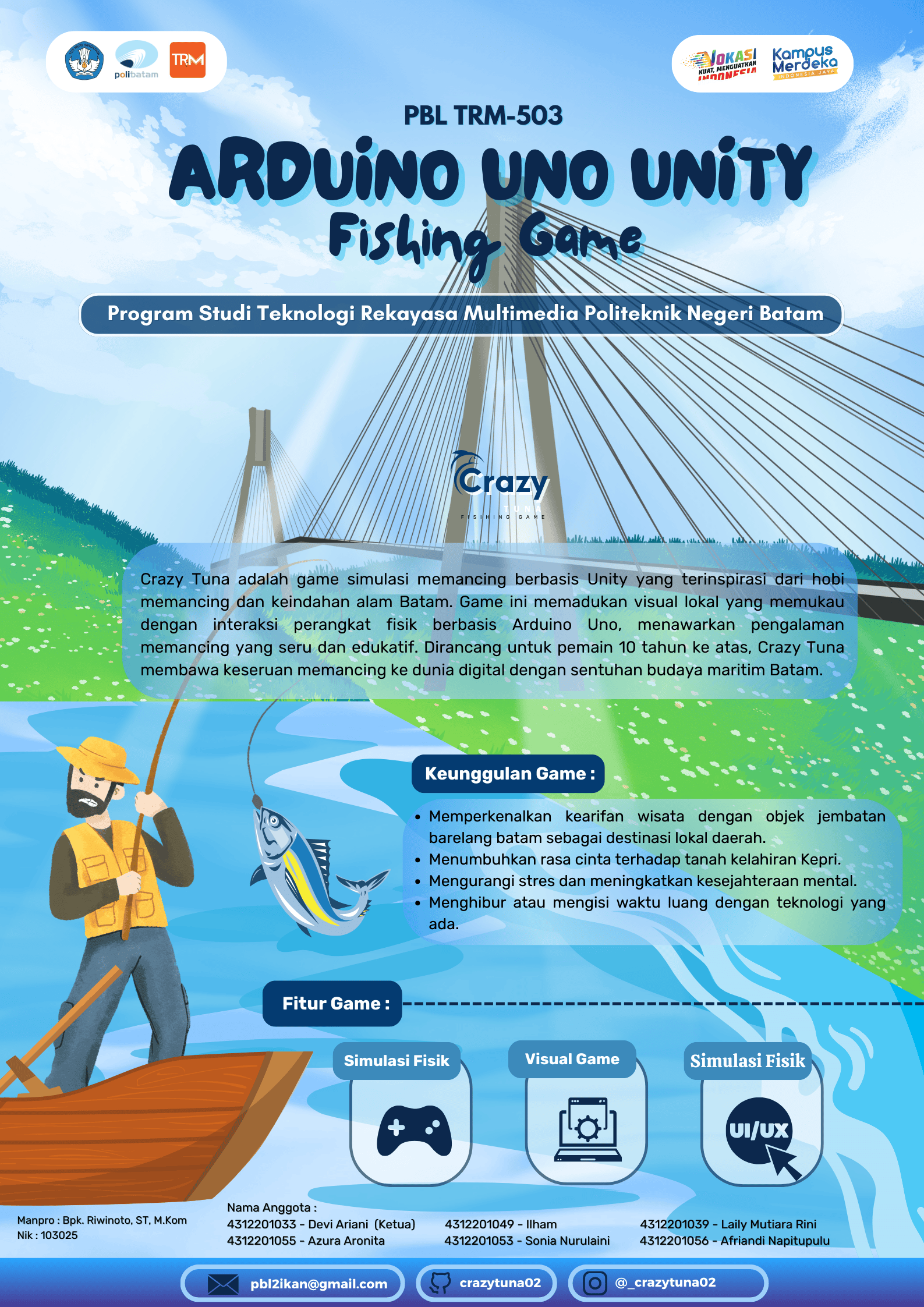 Pamer.in | Arduino Uno Unity Fishing Game