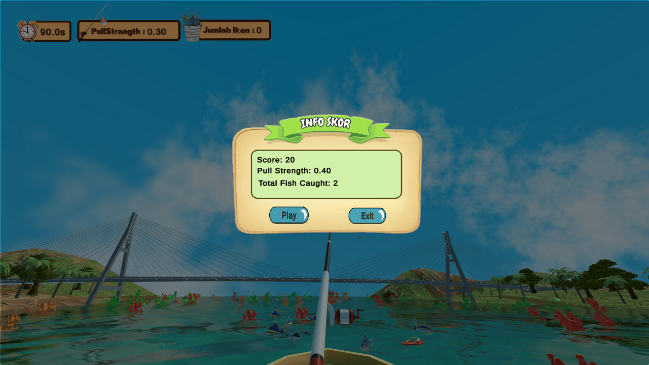 Pamer.in | Arduino Uno Unity Fishing Game