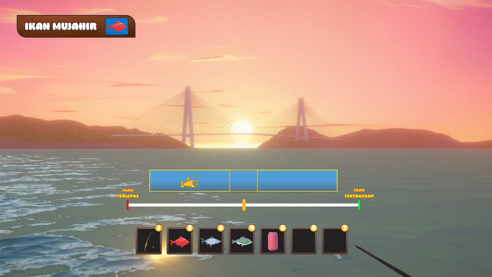 Pamer.in | Arduino Uno Unity Fishing Game