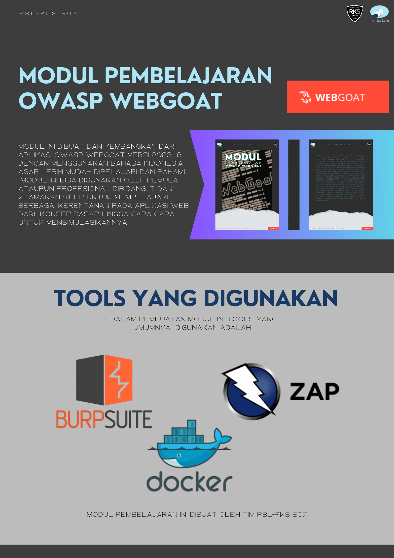 Pamer.in | Modul Pembelajaran OWASP WebGoat
