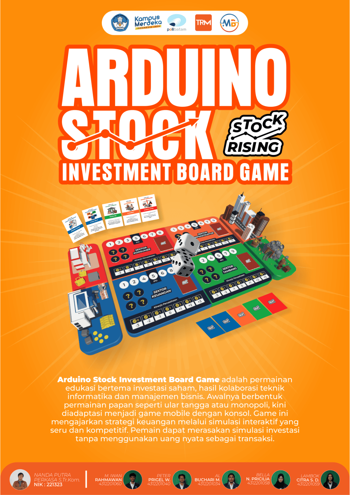 Pamer.in | Arduino Stock Investment Board Game