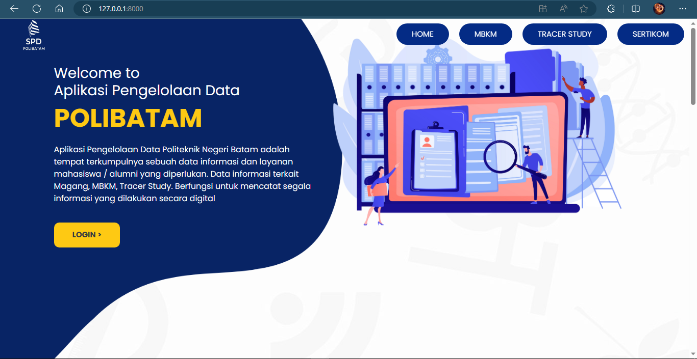 Pamer.in | Aplikasi pengelolaan data program magang, MBKM, sertikom dan alumni