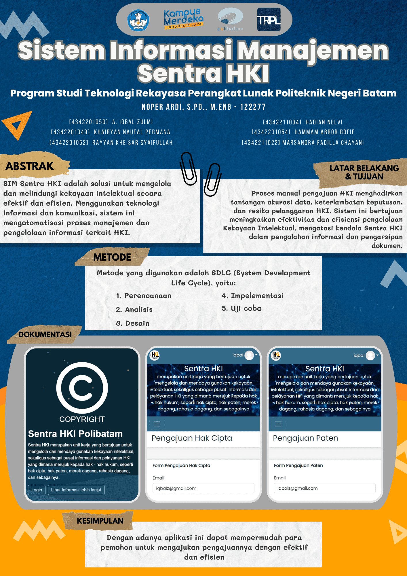 Pamer.in | Sistem informasi Manajemen Sentra HKI