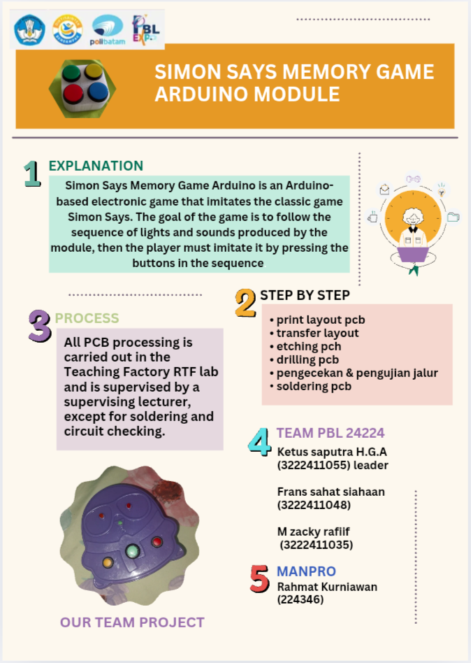 Pamer.in | Simon Says Memory Game Arduino Module
