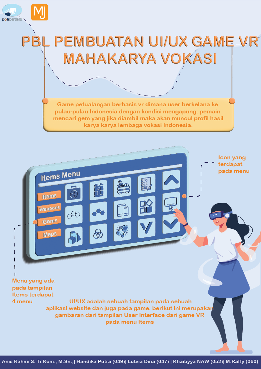 Pamer.in | Pembuatan UI/UX Game VR Mahakarya Vokasi