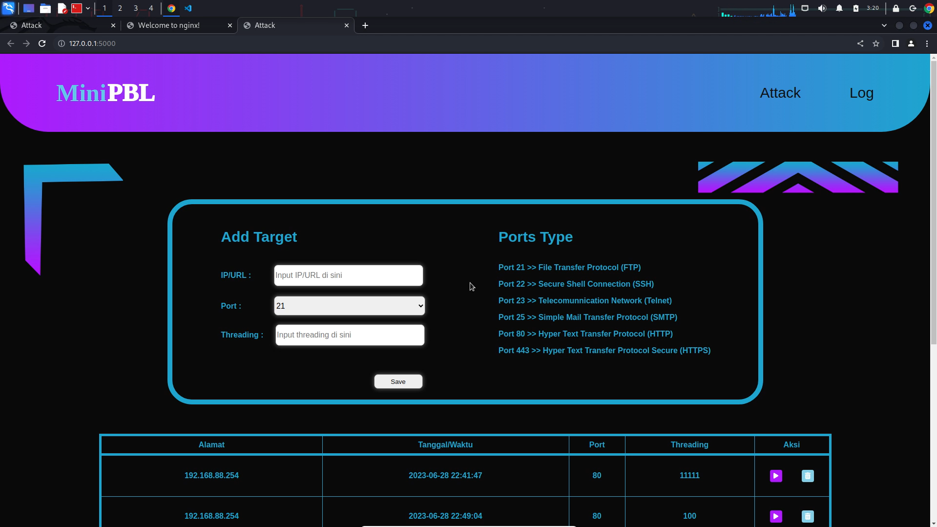 Aplikasi Ddos Script 1