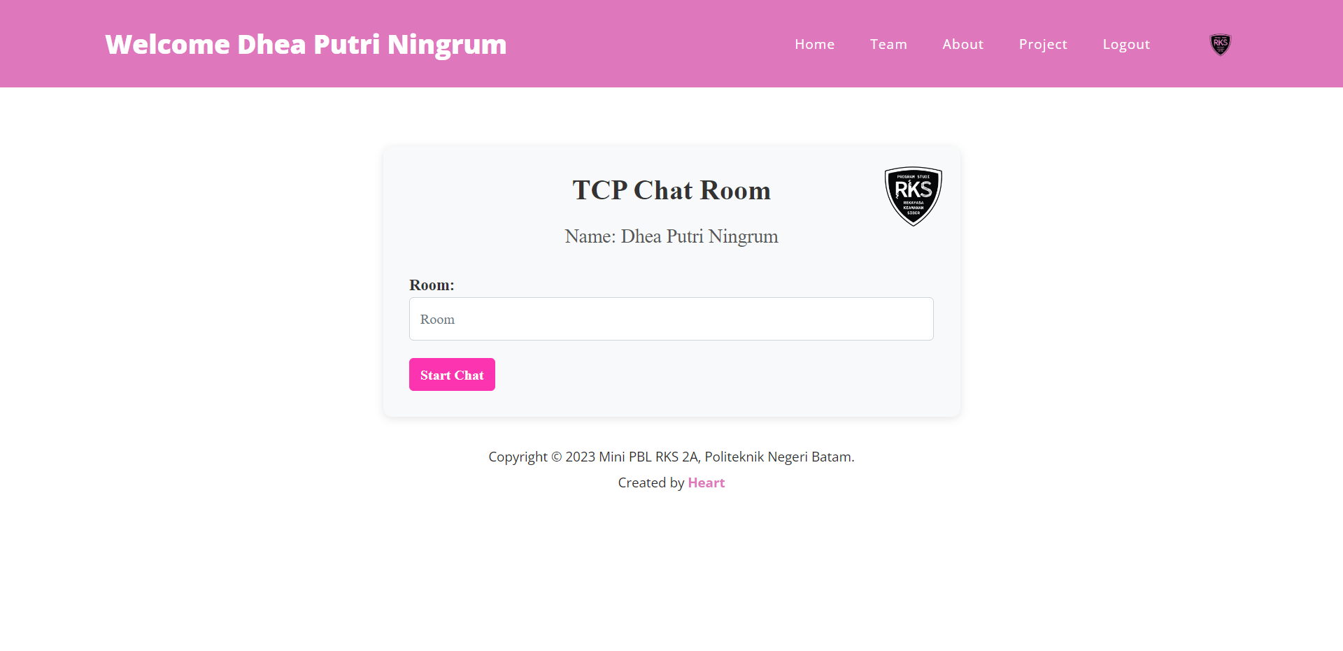 Pamer.in | Aplikasi TCP Chat Room 1