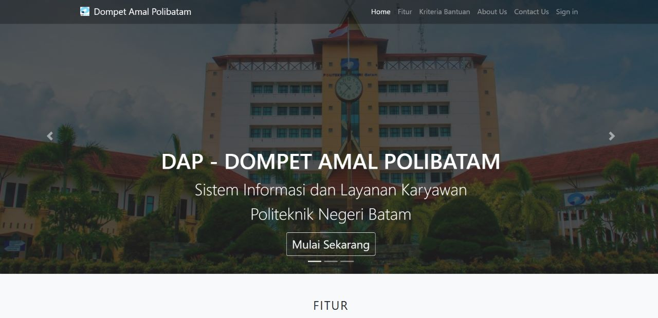 Pamer.in | Aplikasi Dompet Amal Polibatam - PBL Semester 2