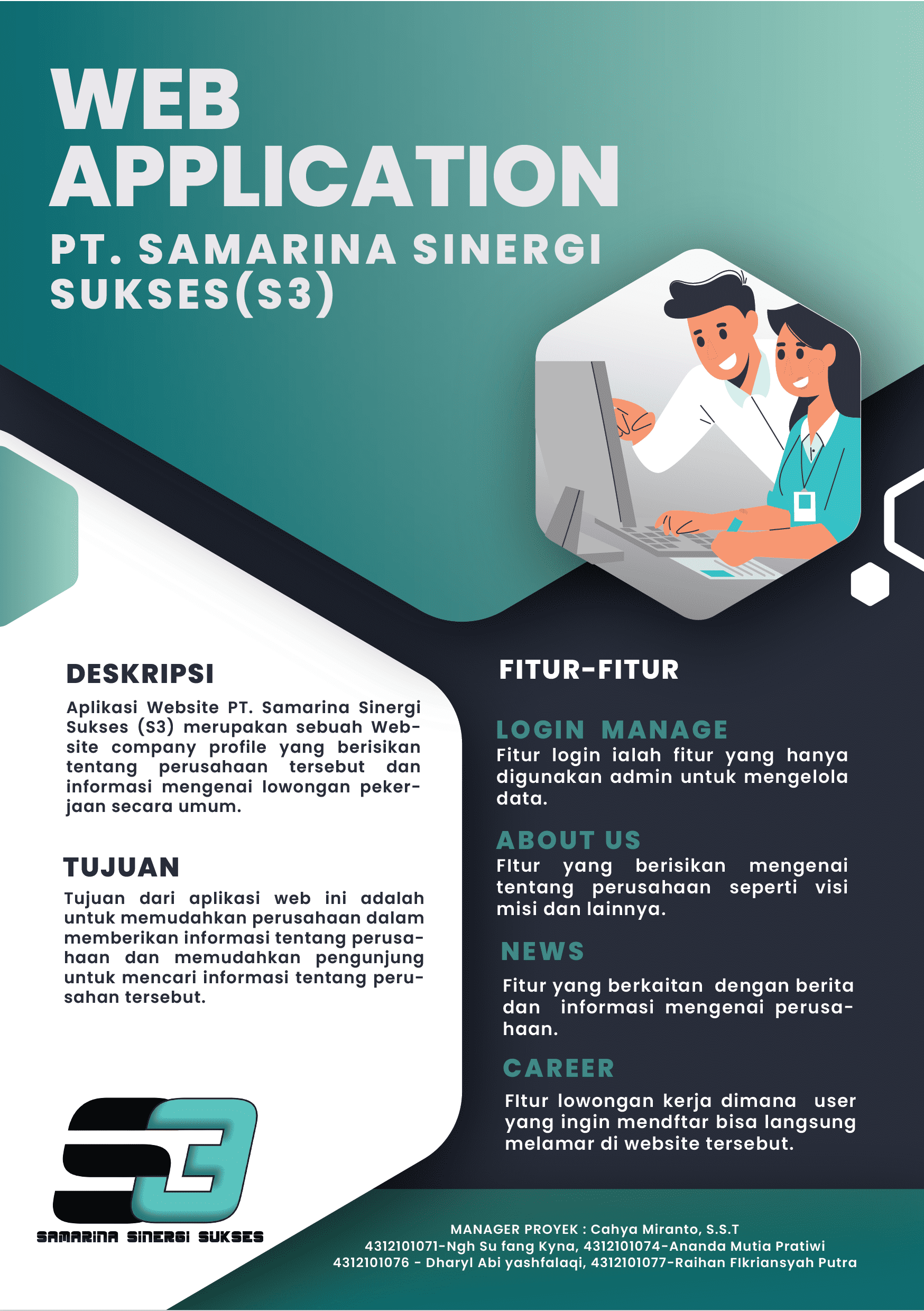 Pamer.in | Aplikasi Web PT SAMARINA SINERGI SUKSES (S3)