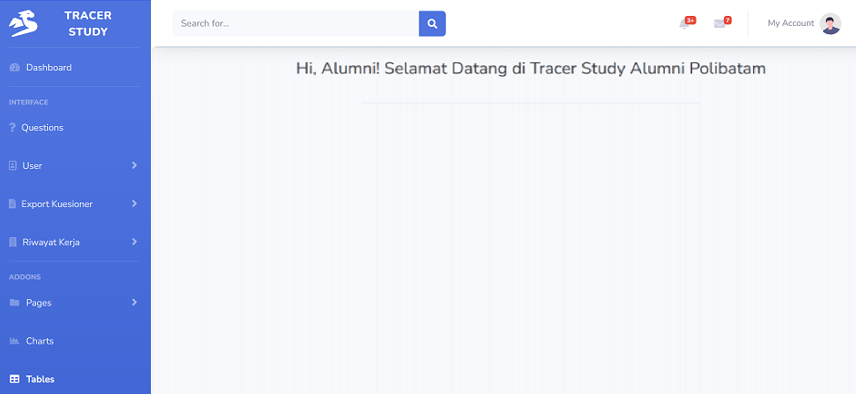 Pamer.in | Aplikasi Tracer Study Alumni Polibatam - PBL Sem 2 IF