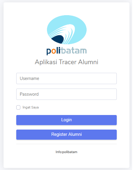Pamer.in | Aplikasi Tracer Study Alumni Polibatam - PBL Sem 2 IF