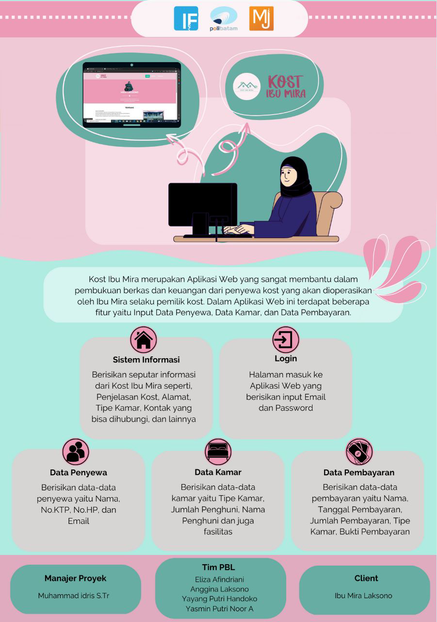 Pamer.in | Aplikasi Web Kost Ibu Mira