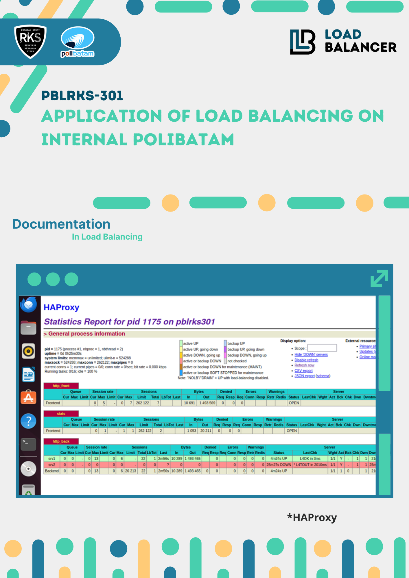Pamer.in | penerapan load balancing pada internal polibatam