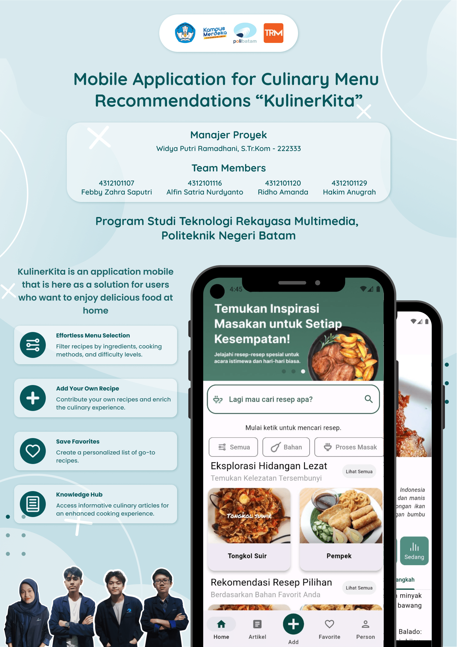 Pamer.in | Aplikasi Mobile Rekomendasi Menu Masakan