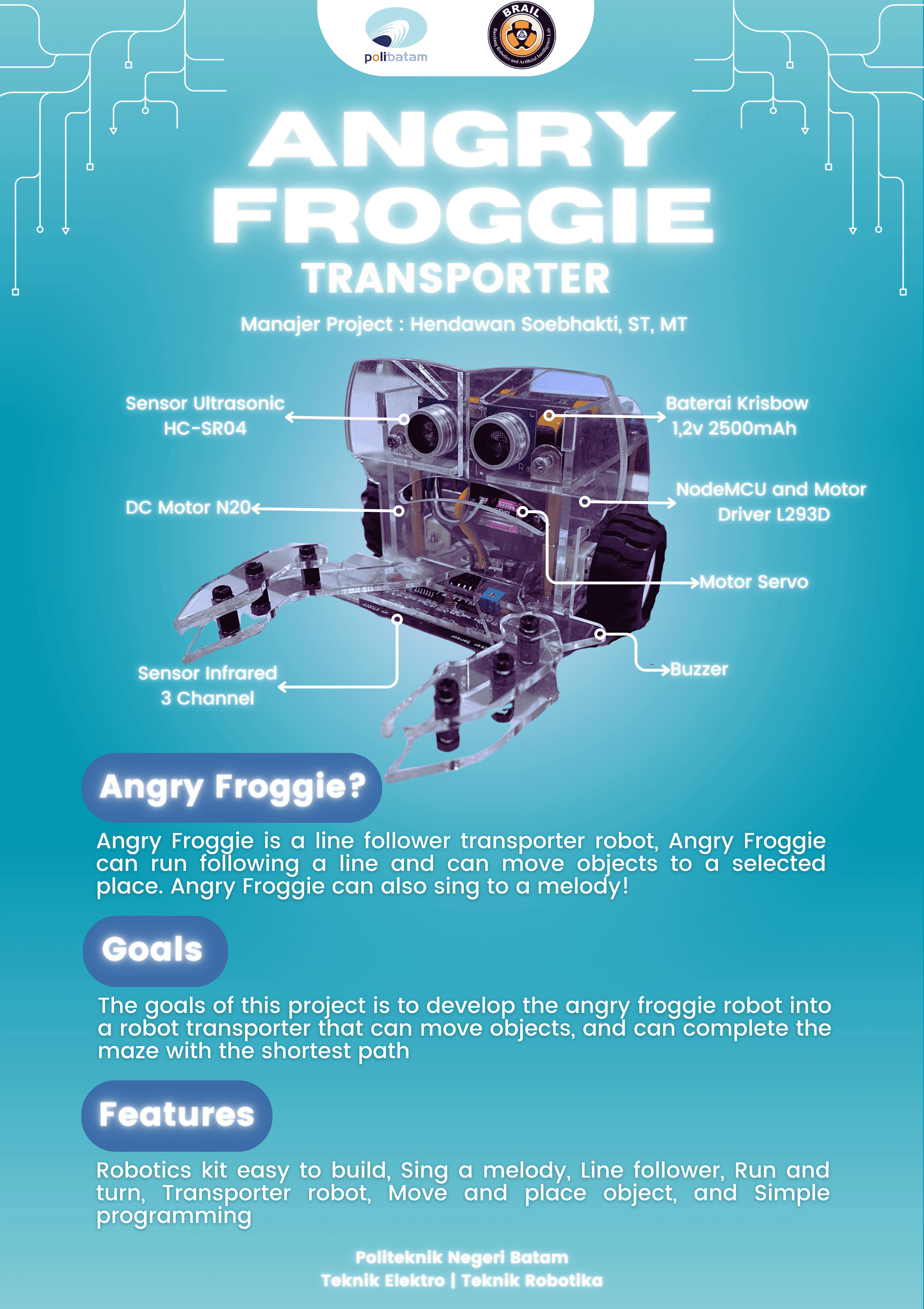 Pamer.in | Robot transporter line follower Kelas A