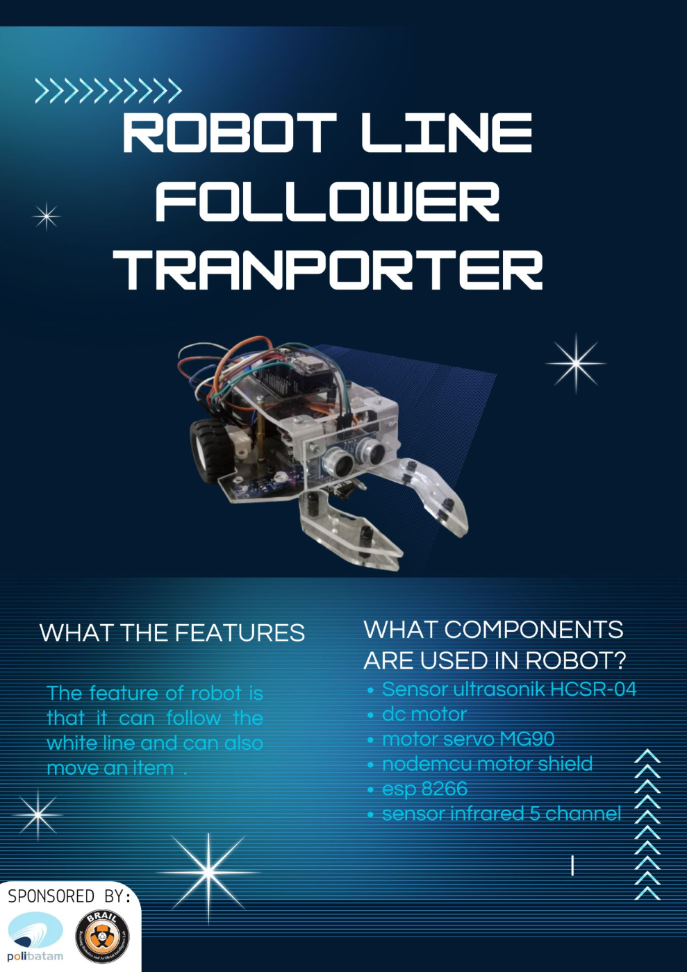 Pamer.in | Robot transporter line follower Kelas A