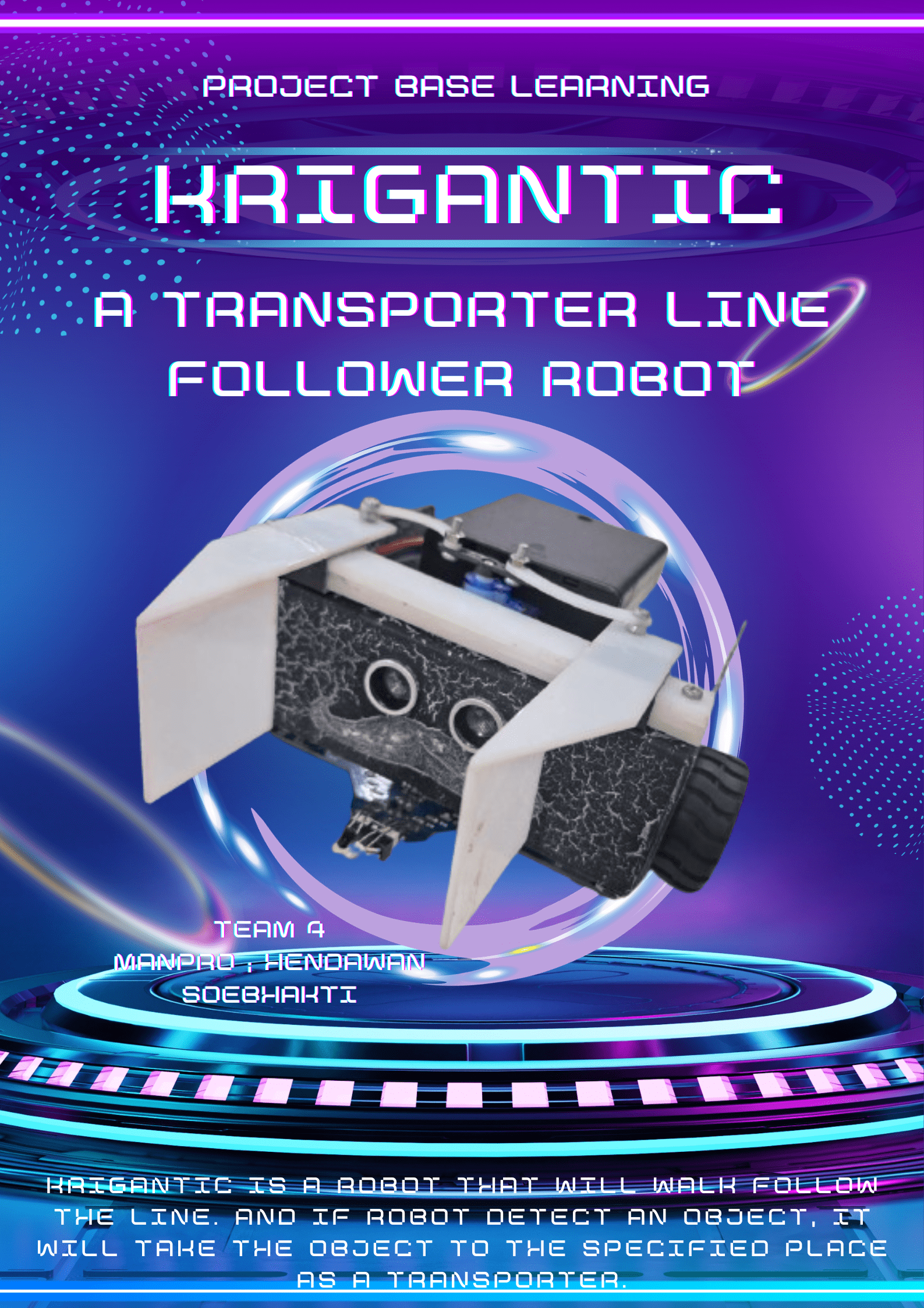 Pamer.in | Robot transporter line follower Kelas A