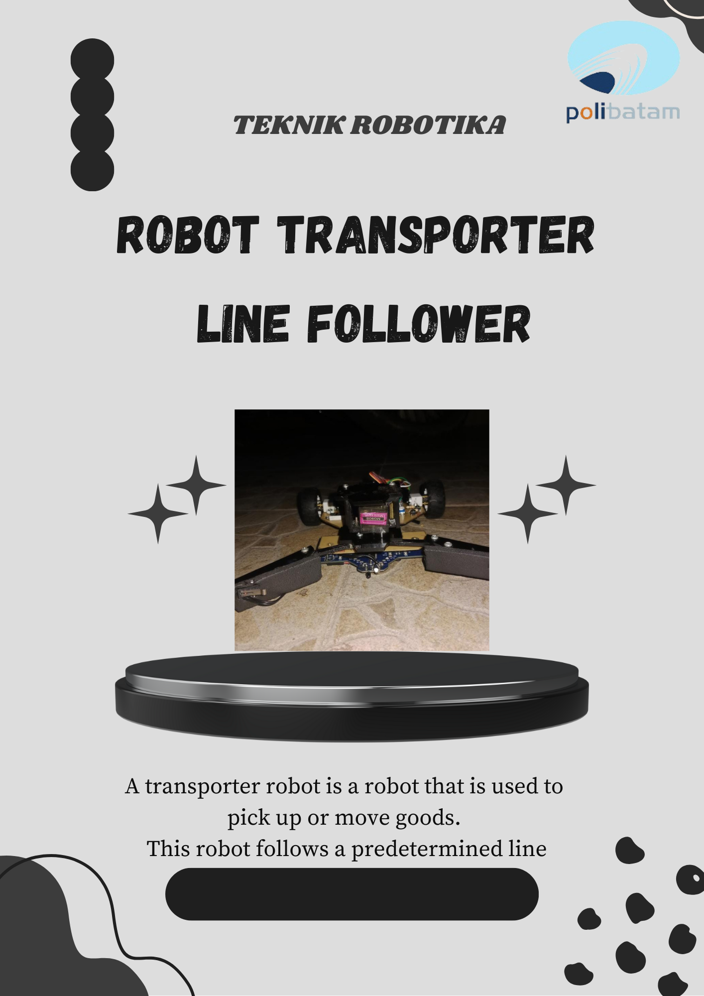 Pamer.in | Robot transporter line follower Kelas A
