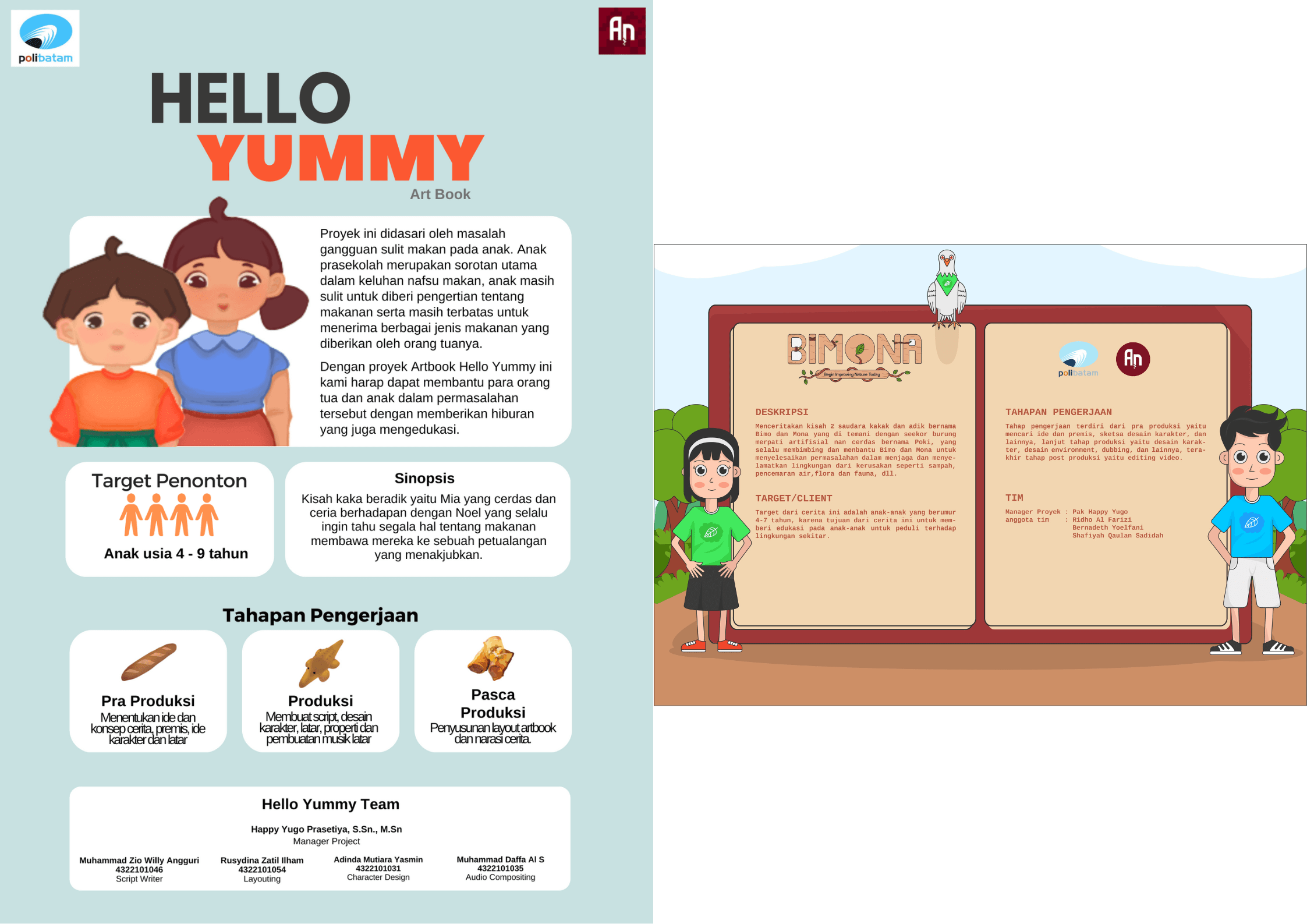 Pamer.in | Art Book Tim B - Prodi Animasi Angkatan 2021