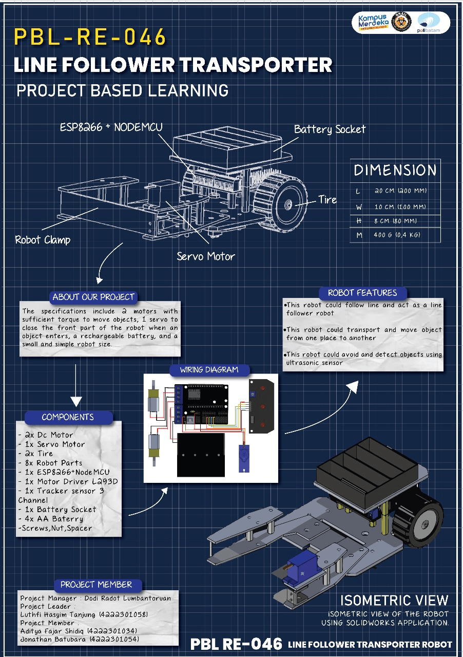 Pamer.in | Robot transporter line follower Kelas B
