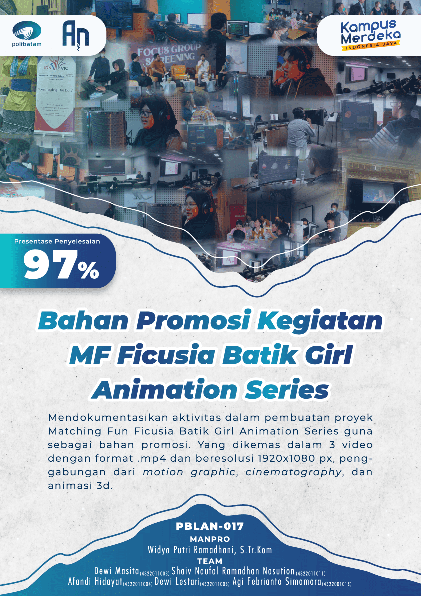 Pamer.in | Bahan promosi kegiatan MF Ficusia Batik Girl Animation Series