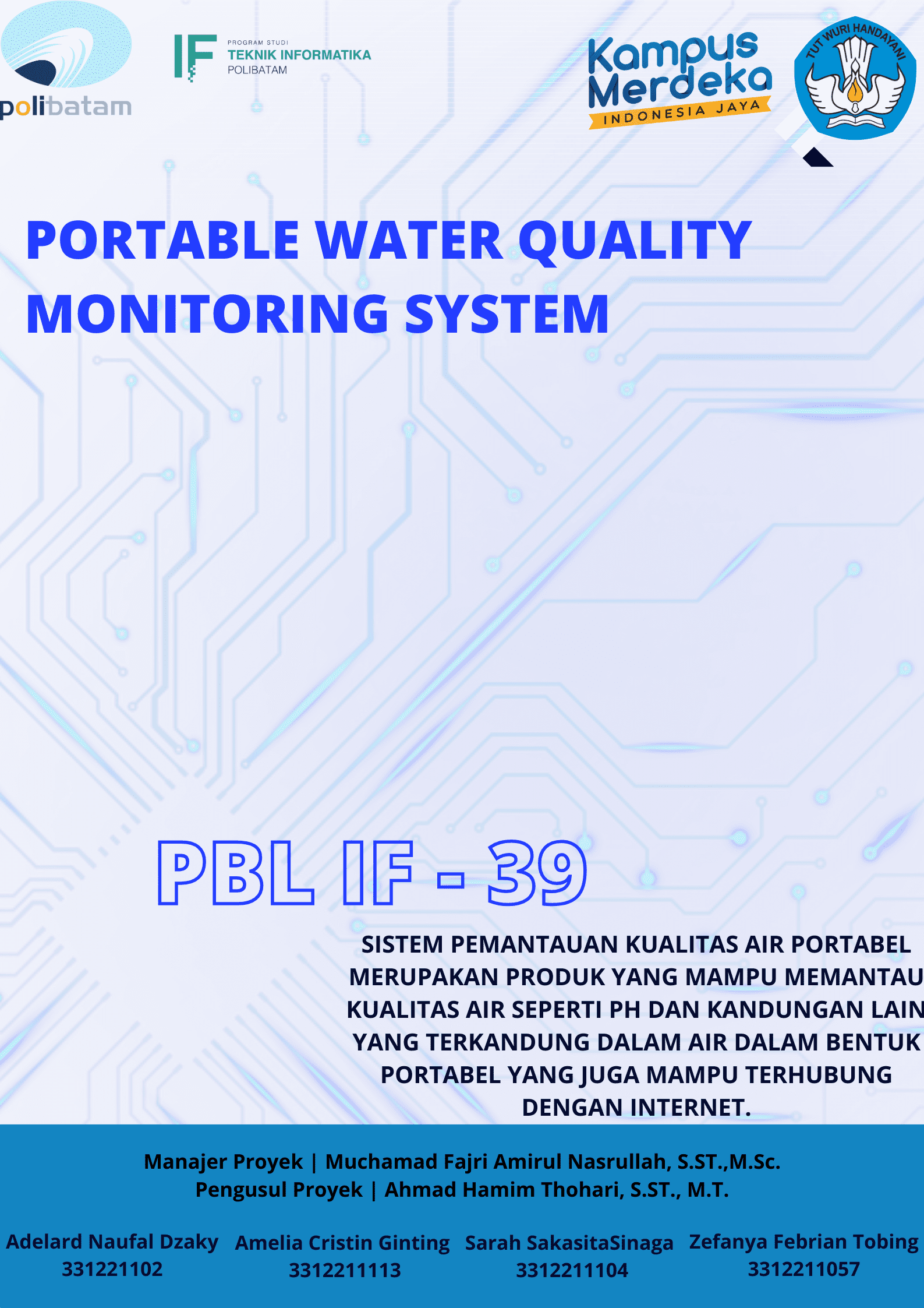 Pamer.in | Portable water quality monitoring system