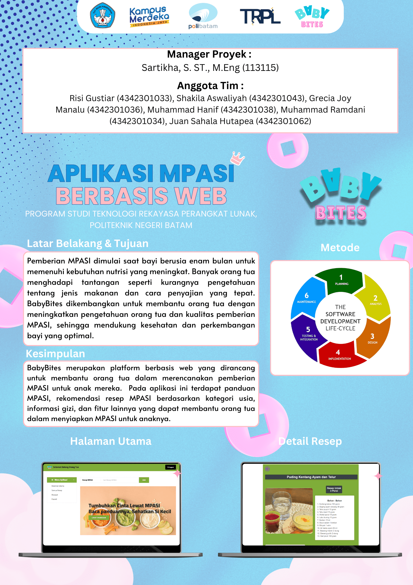 Pamer.in | Aplikasi MPASI berbasis Web
