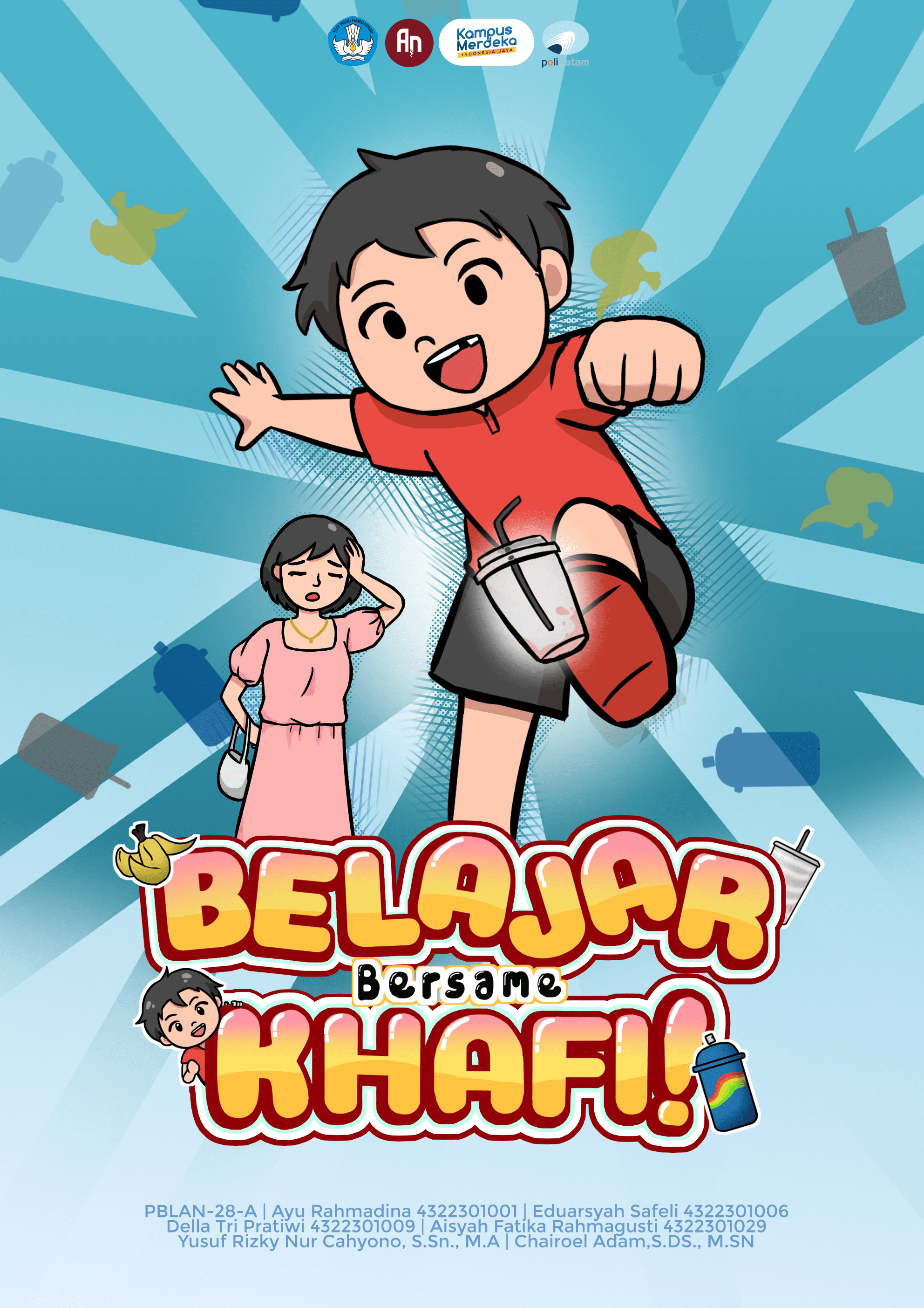 Pamer.in | Komix ank2 tentang tipe2 sampah/mengelola sampah