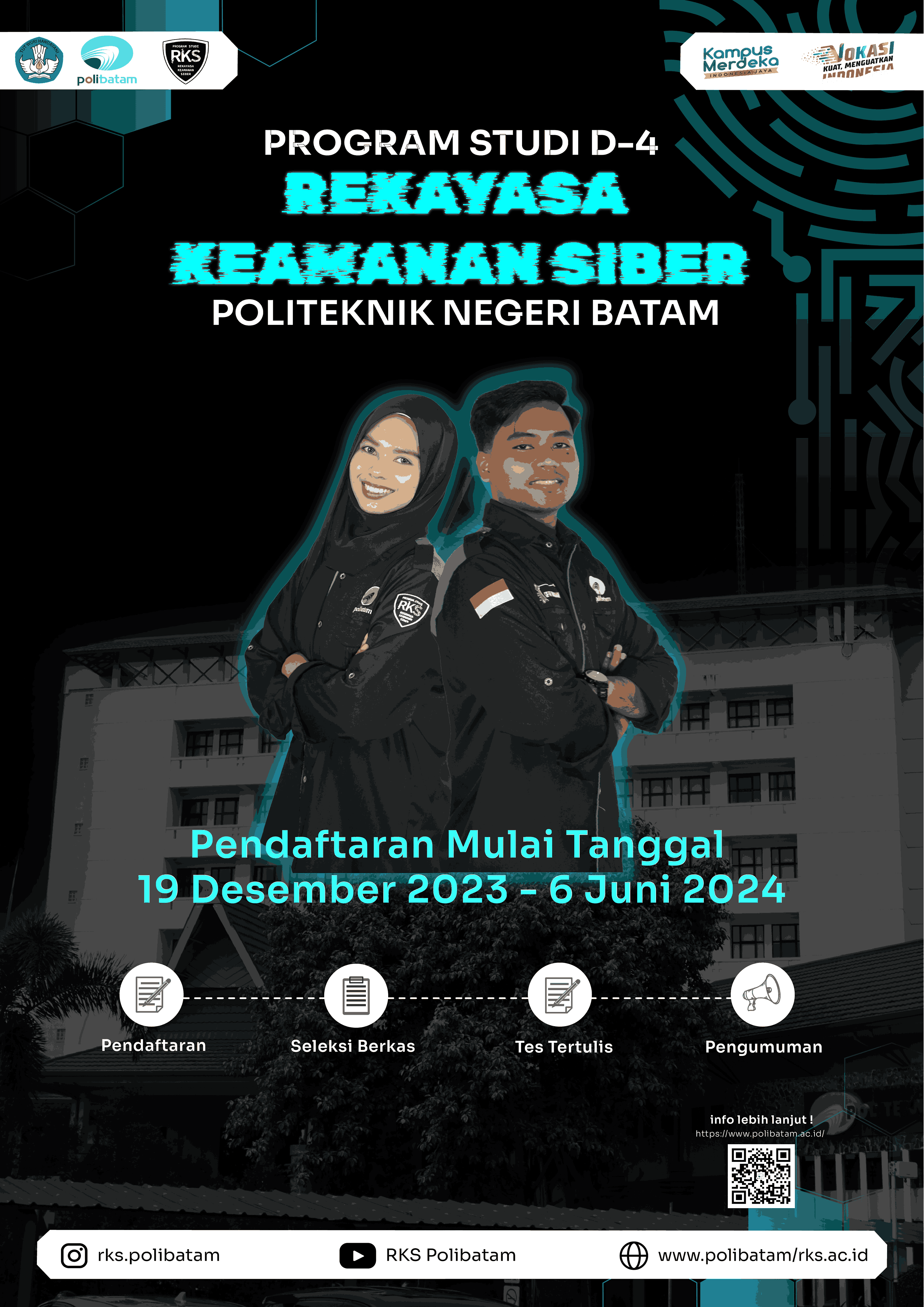 Pamer.in | Design Media Promosi Prodi Rekayasa Keamanan Siber