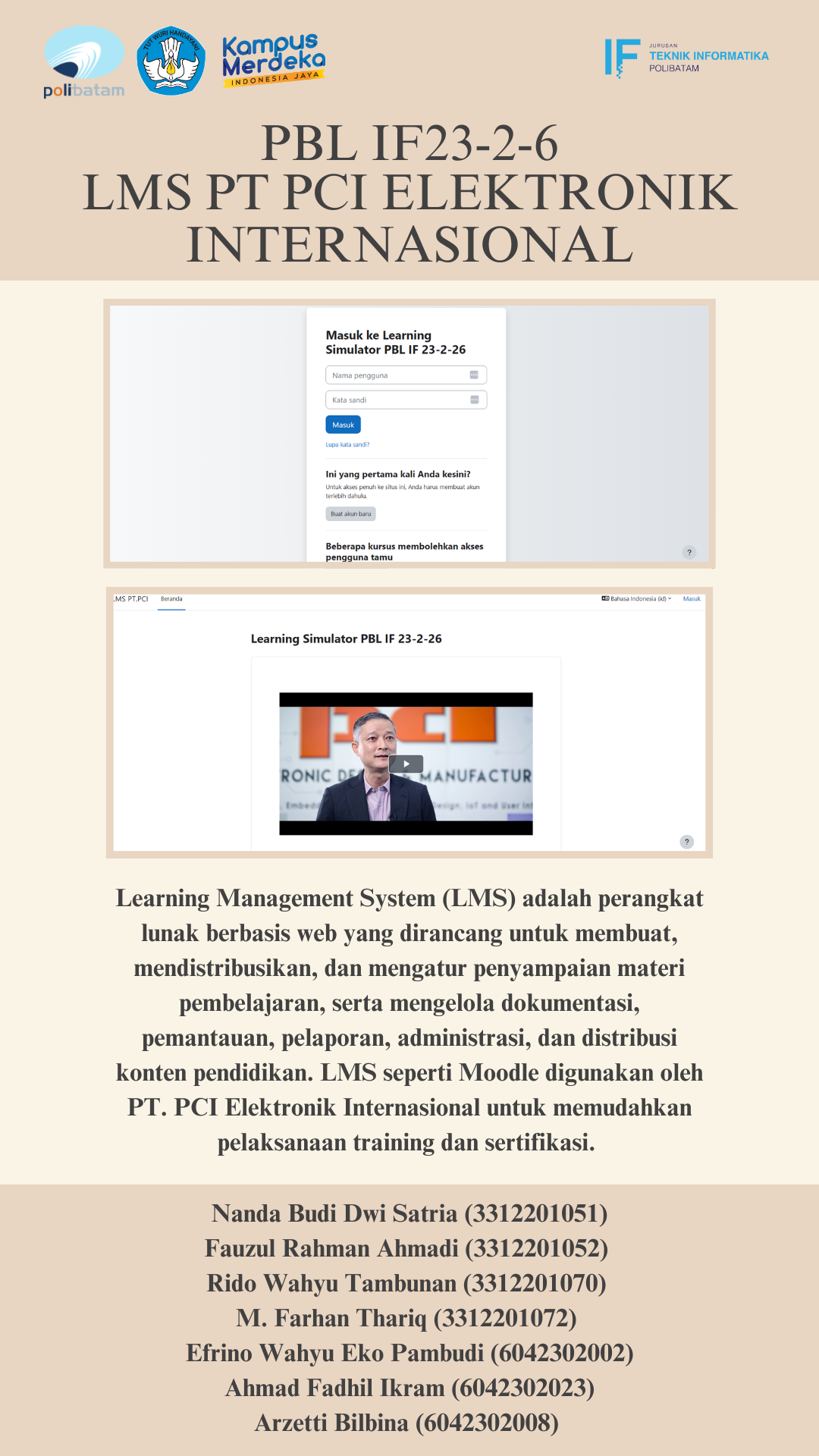Pamer.in | LMS ( Learning Management System) PT.PCI Elektronik ...