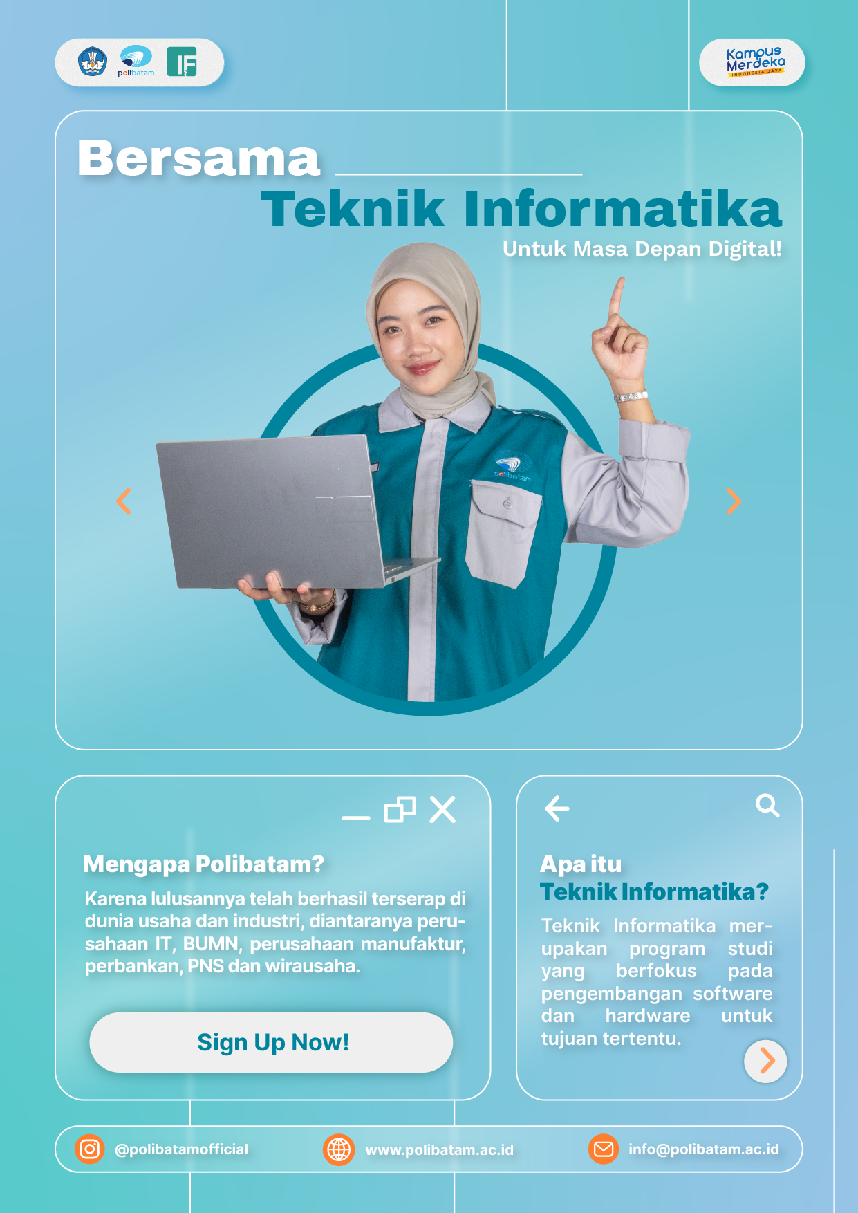 Pamer.in | Design Media Promosi Prodi Teknik Informatika