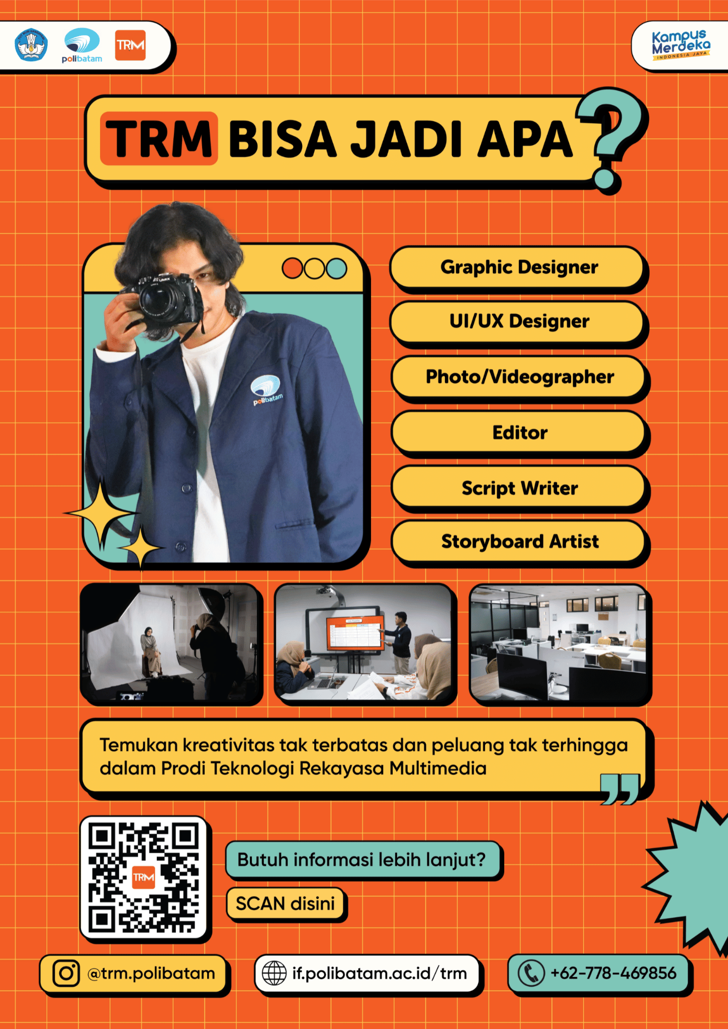 Pamer.in | Design Media Promosi Prodi Teknologi Rekayasa Multimedia