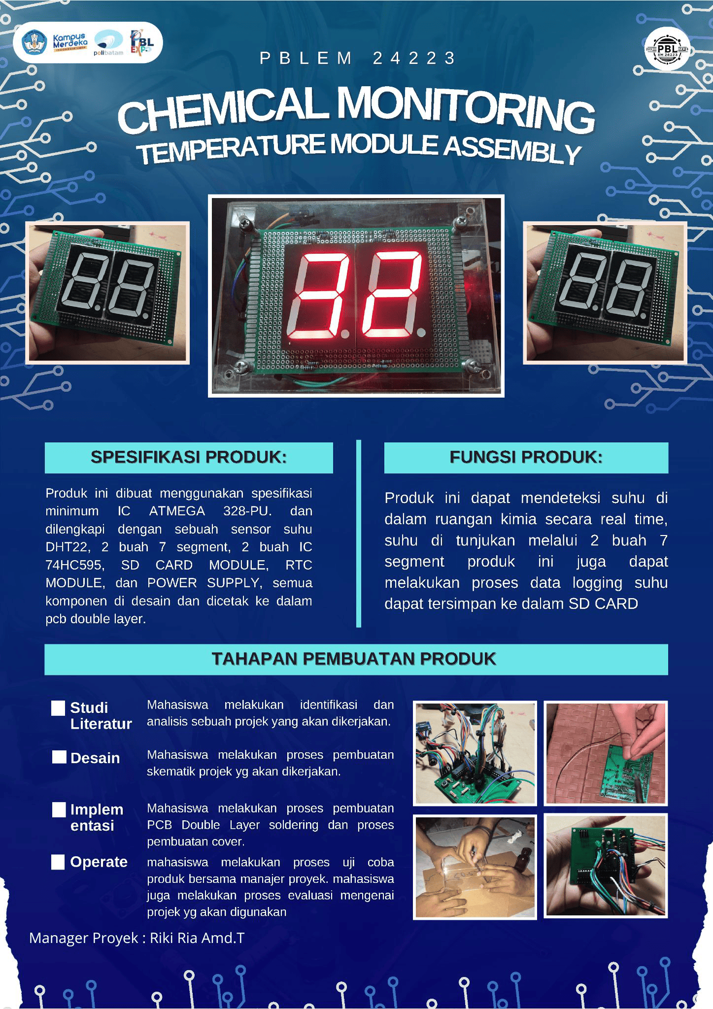 Pamer.in | Chemical Laboratory Temperature Monitoring Module Assembly